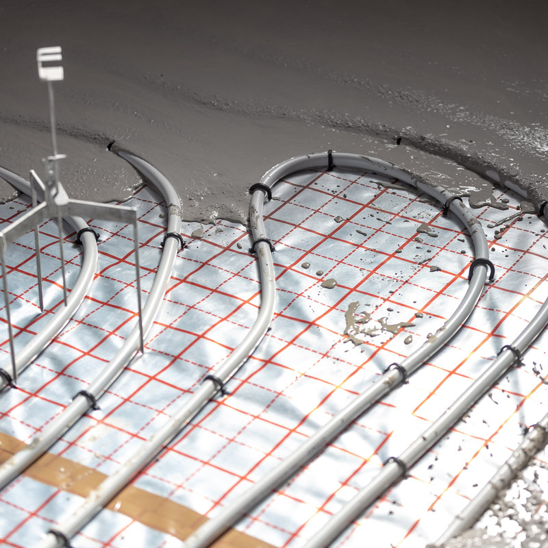 Stellweilan Tessberg 1200'' L x 18.5'' W Underfloor Heating System Kit ...