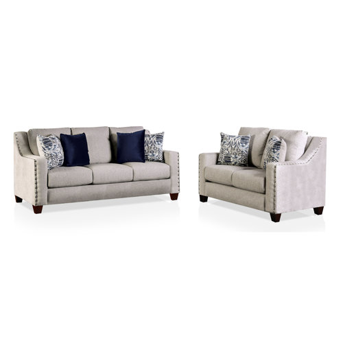 Polyester & Polyester Blend Living Room Sets You'll Love | Wayfair