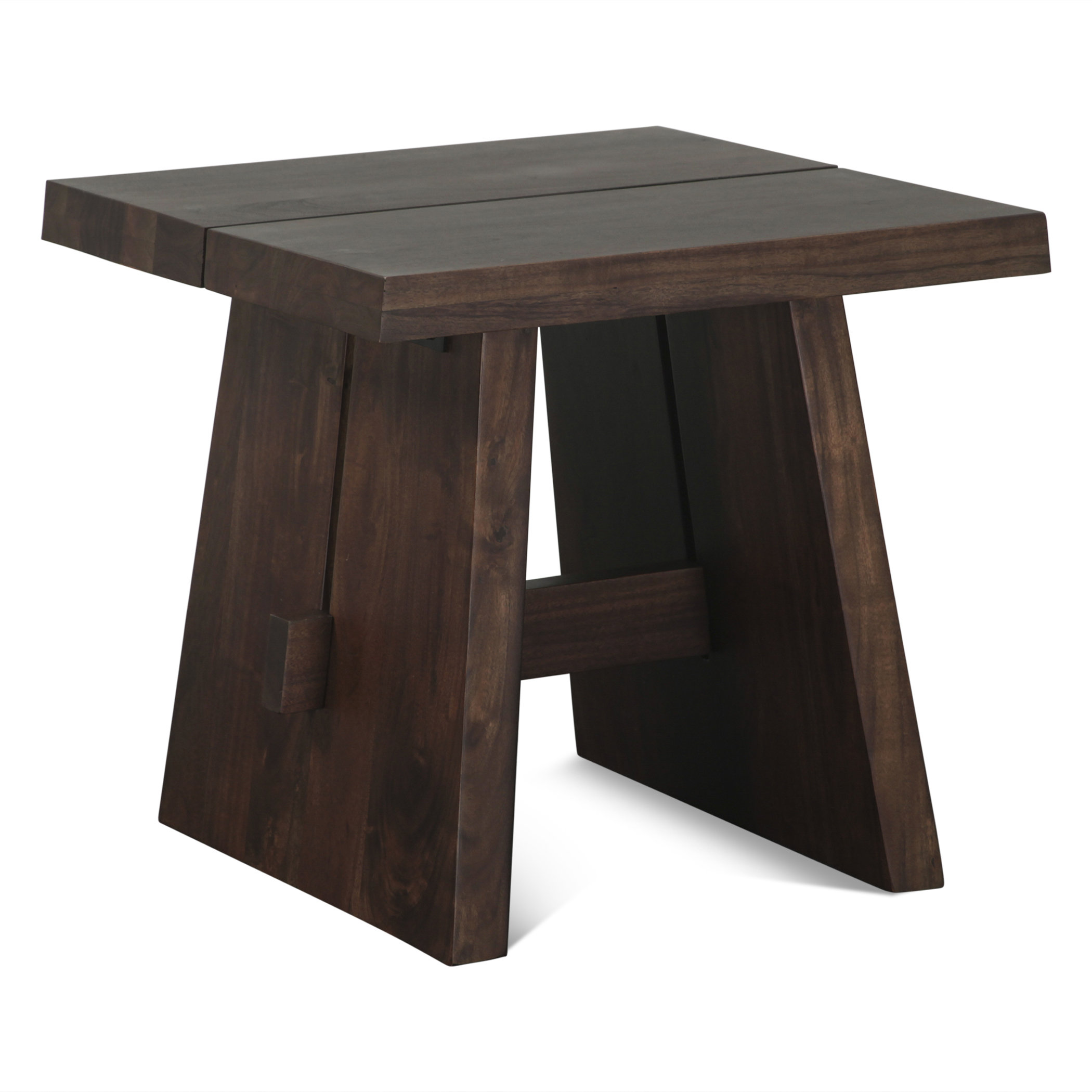 Home Trends & Design Acadia Side Table In Coffee Bean | Wayfair
