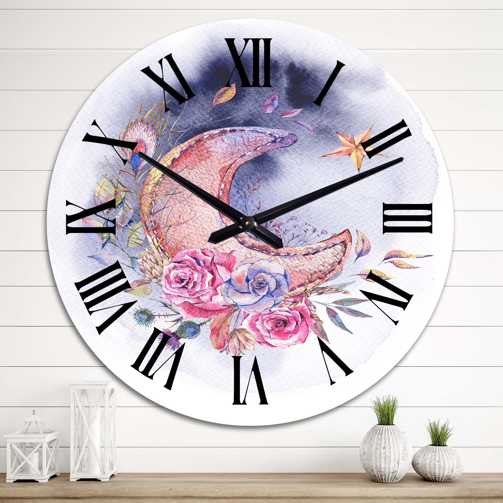 East Urban Home Ramadan Vintage Pink Moon - Bohemian & Eclectic Wall ...