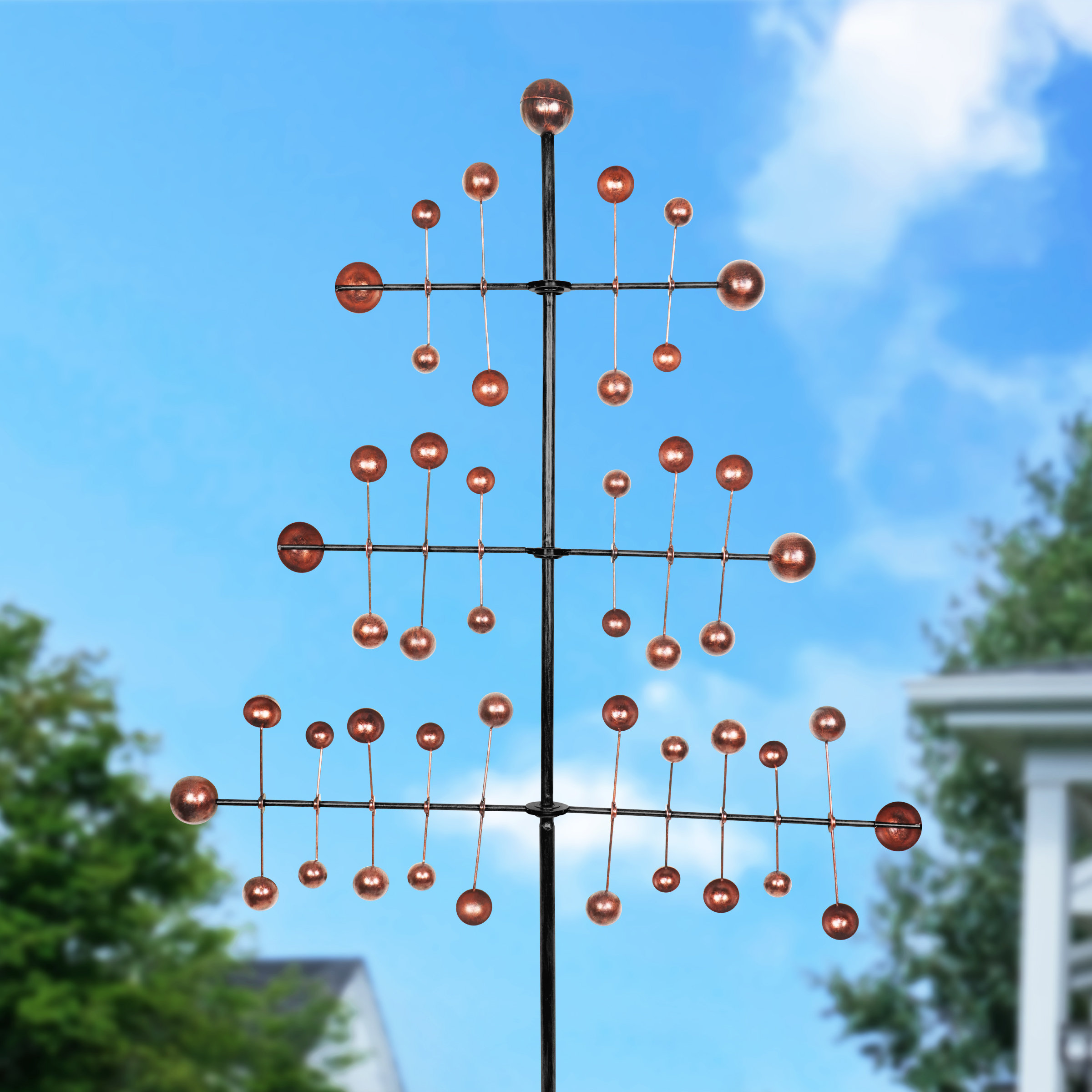 Exhart 3 Tier Cup Kinetic Garden Spinner Stake & Reviews - Wayfair Canada