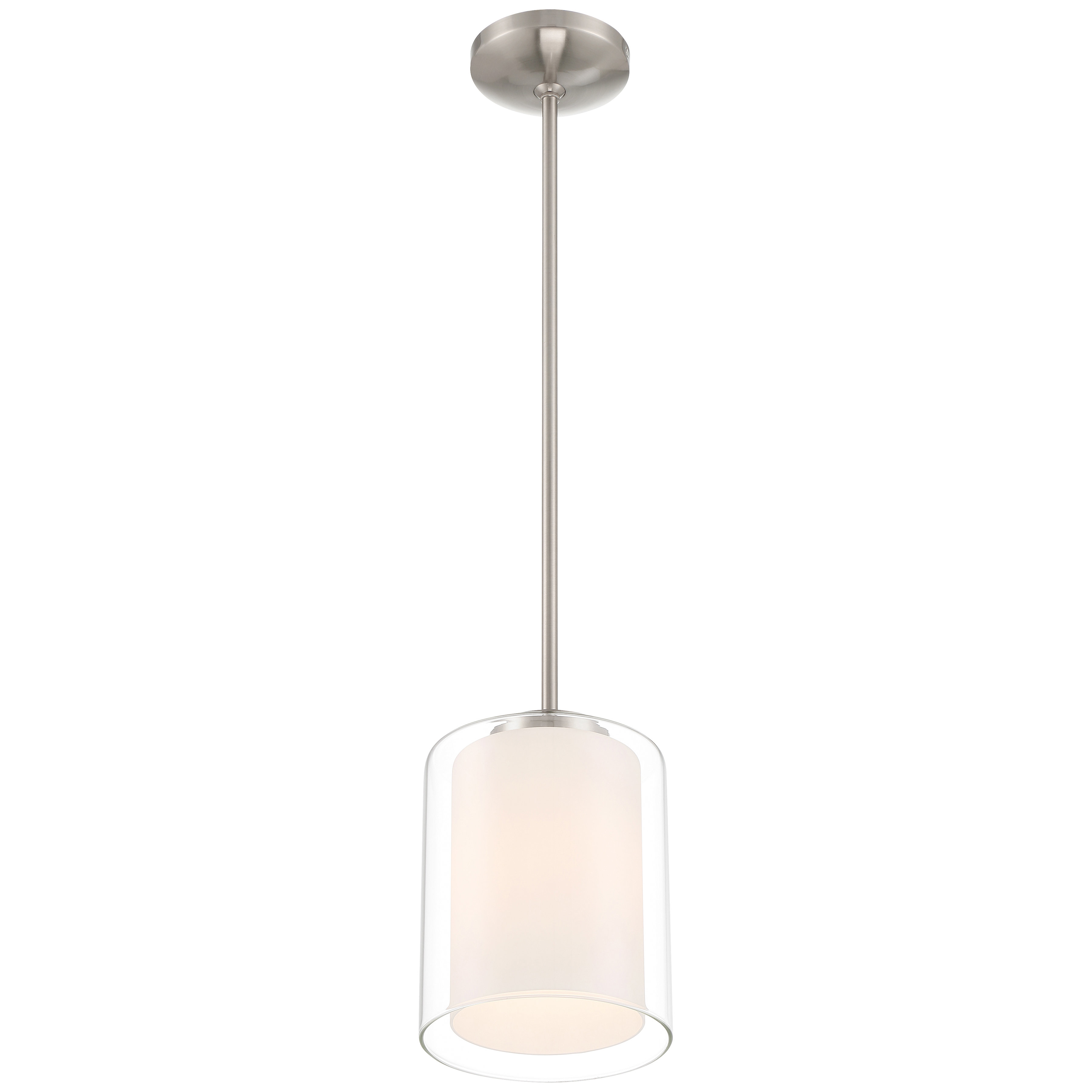 Ebern Designs Nazier 1 - Light Single Cylinder Pendant | Wayfair