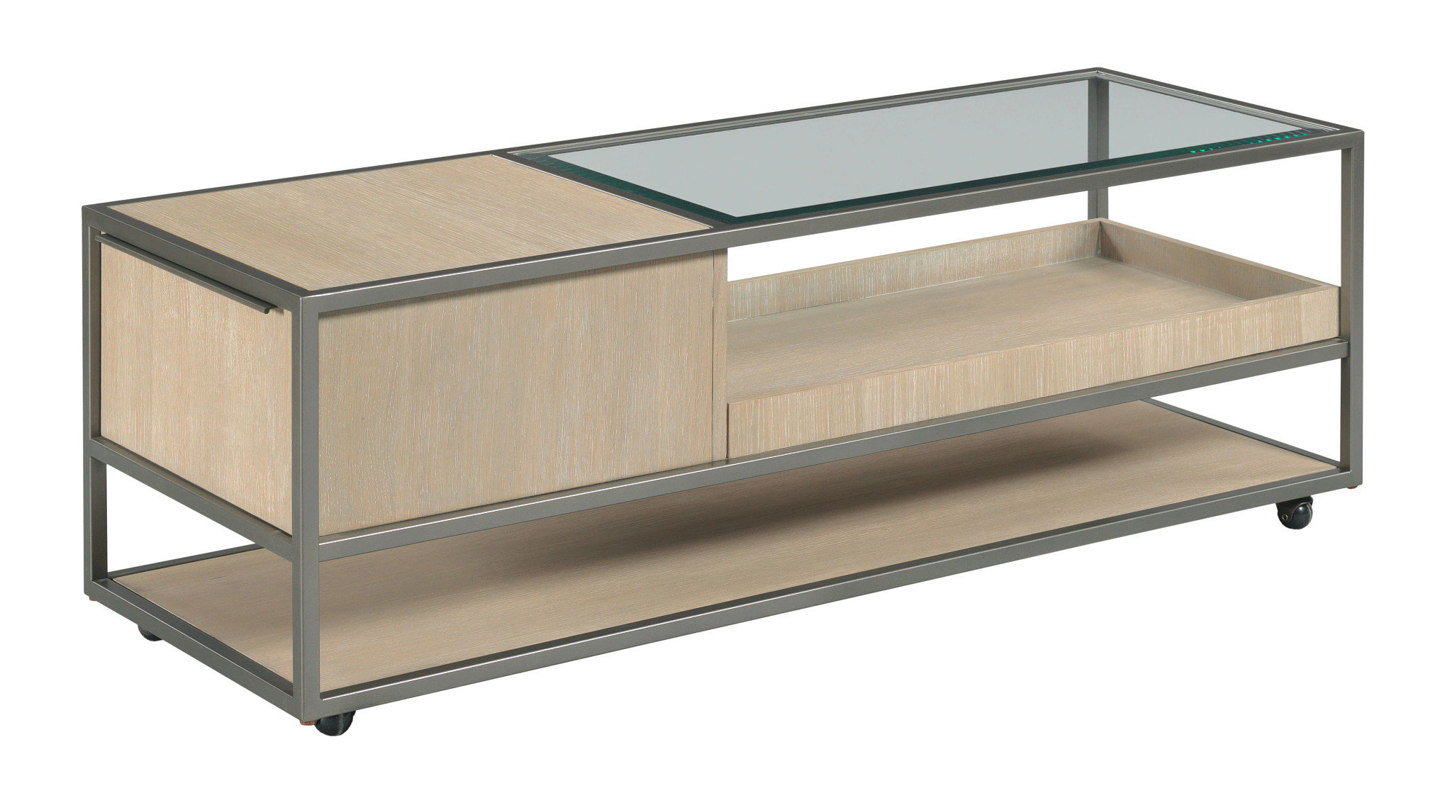 Ebern Designs RECTANGULAR COFFEE TABLE W/CASTERS | Wayfair