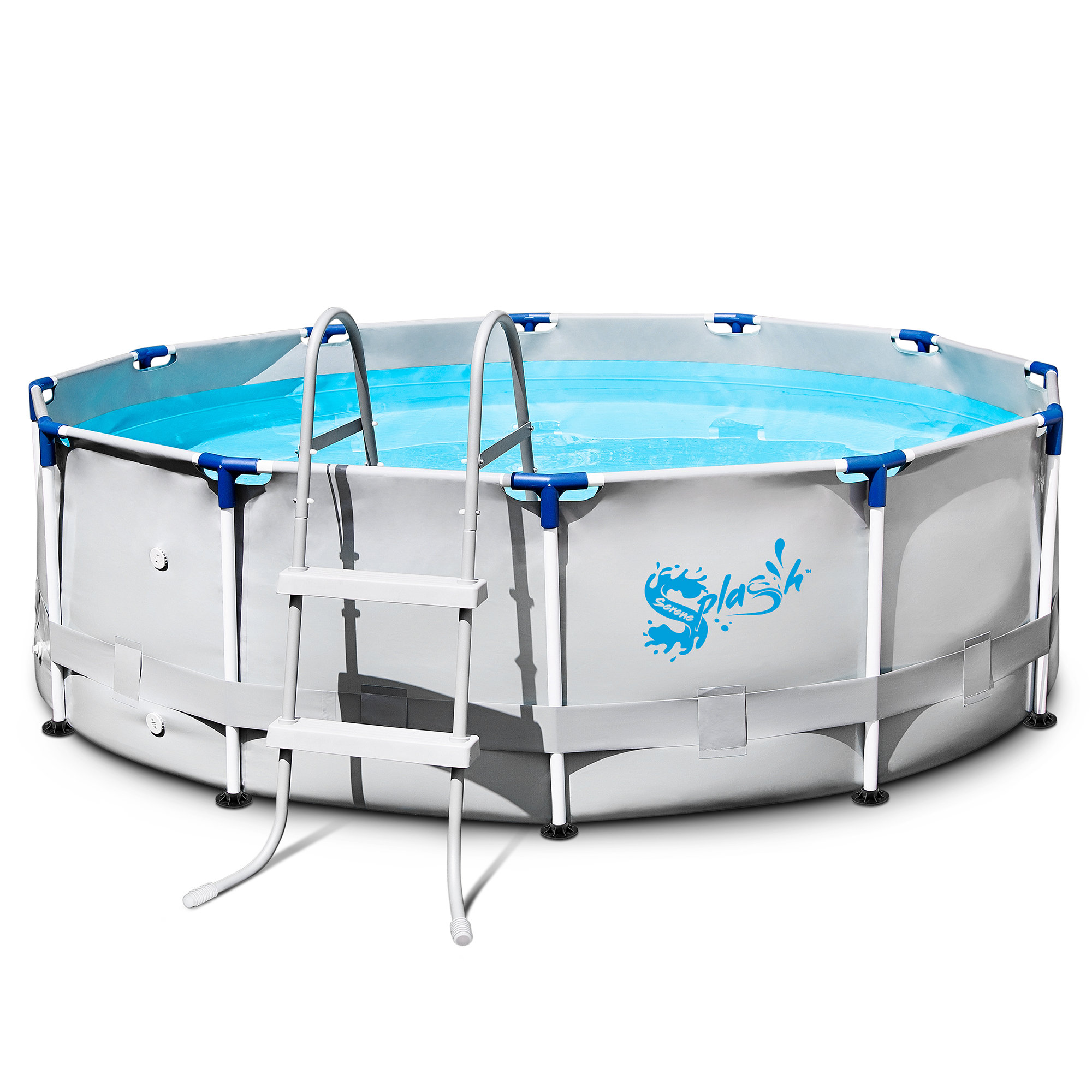 SereneLife 12 ft x 2.5 ft Metal Hard Sided Pool - Wayfair Canada