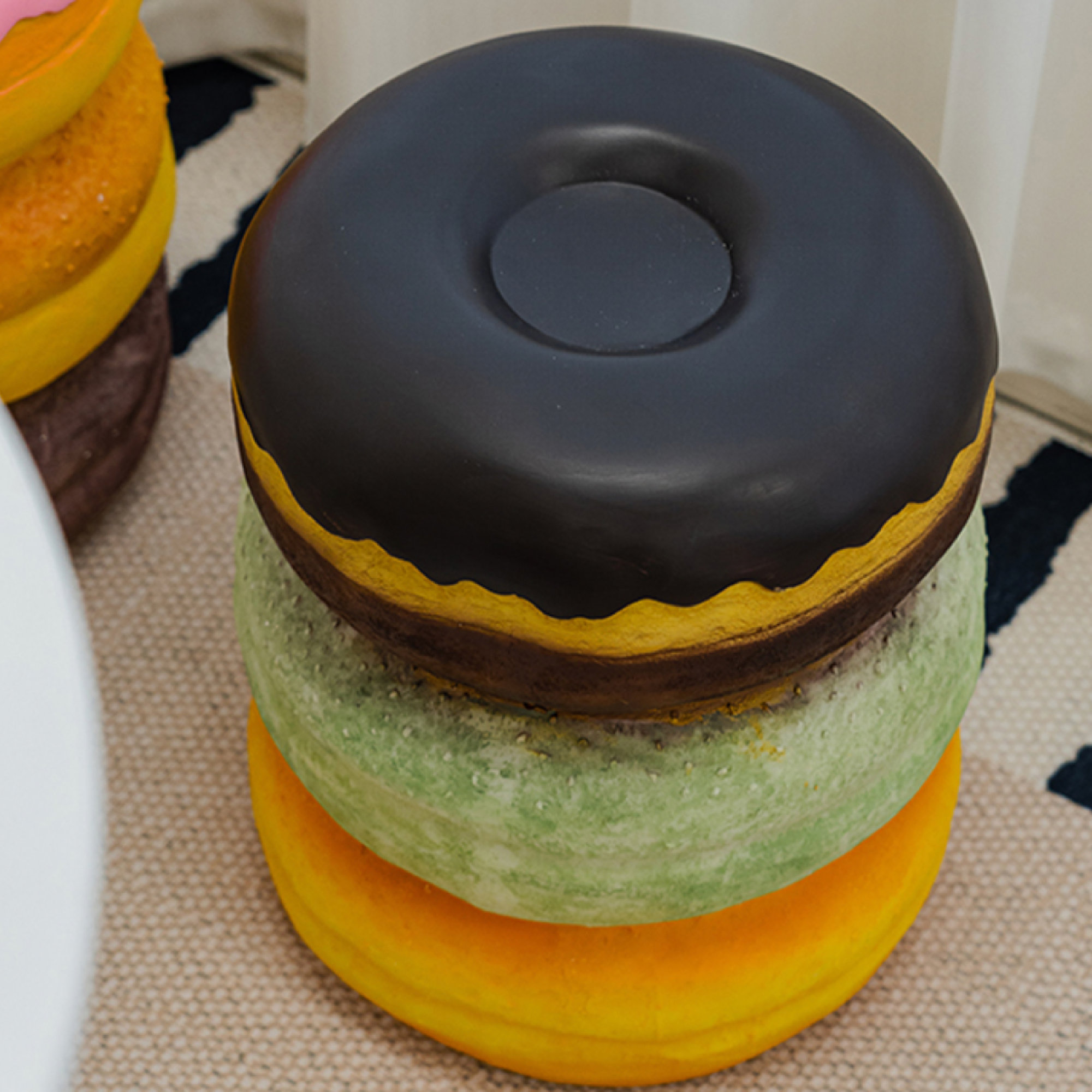 Trinx Donut Modern Resin Accent Stool - Wayfair Canada