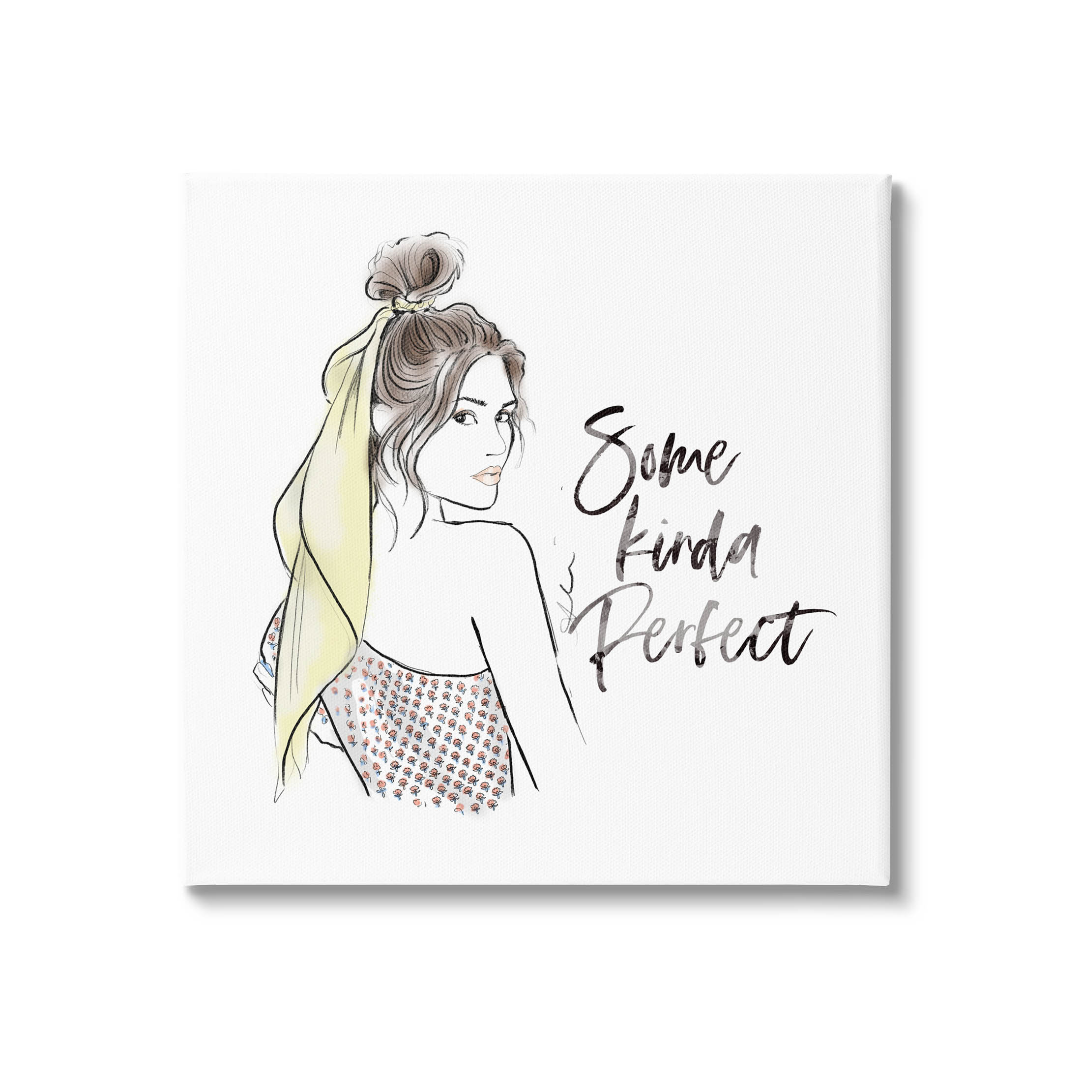 Stupell Industries Some Kinda Perfect Portrait Canvas Wall Art By ...