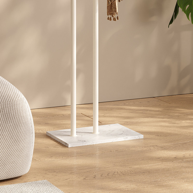 Latitude Run® Beladora Steel Freestanding 8 - Hook Coat Rack with ...