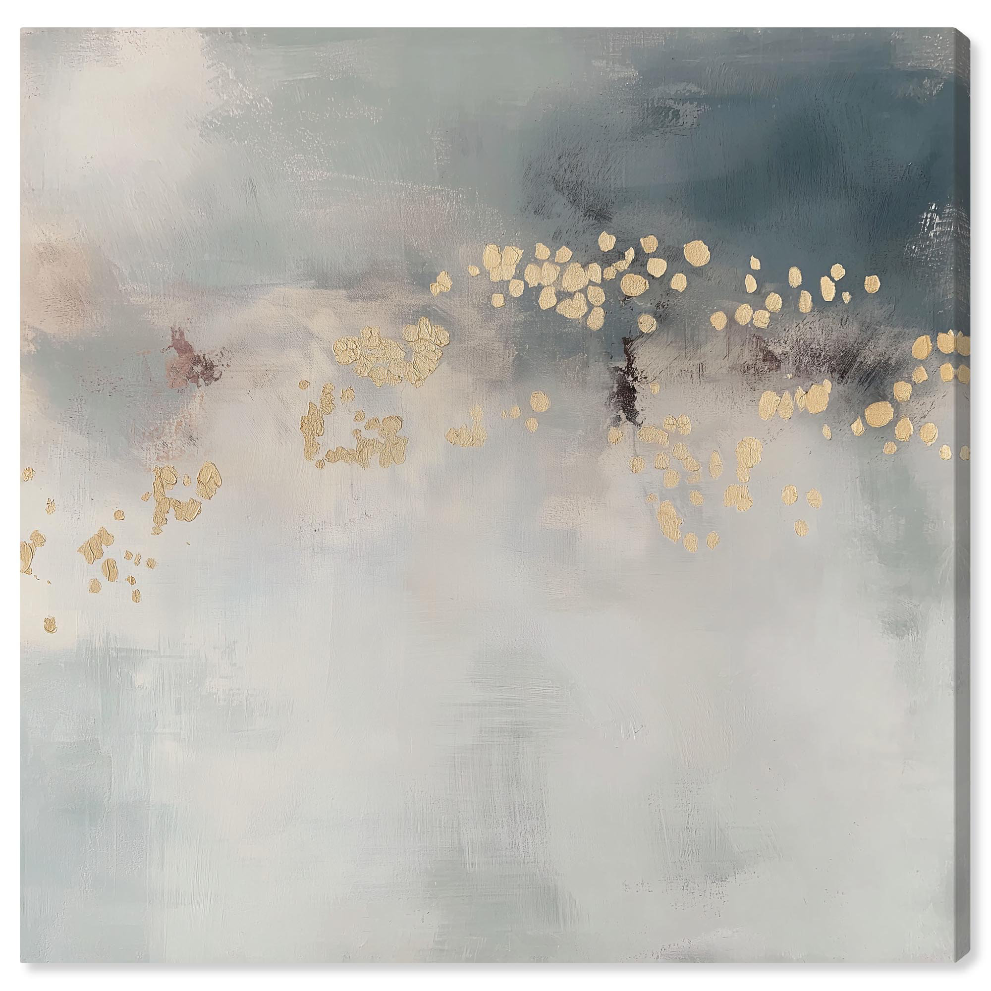 Everly Quinn Golden Scatter Canvas Luxury Abstract Art by | Wayfair