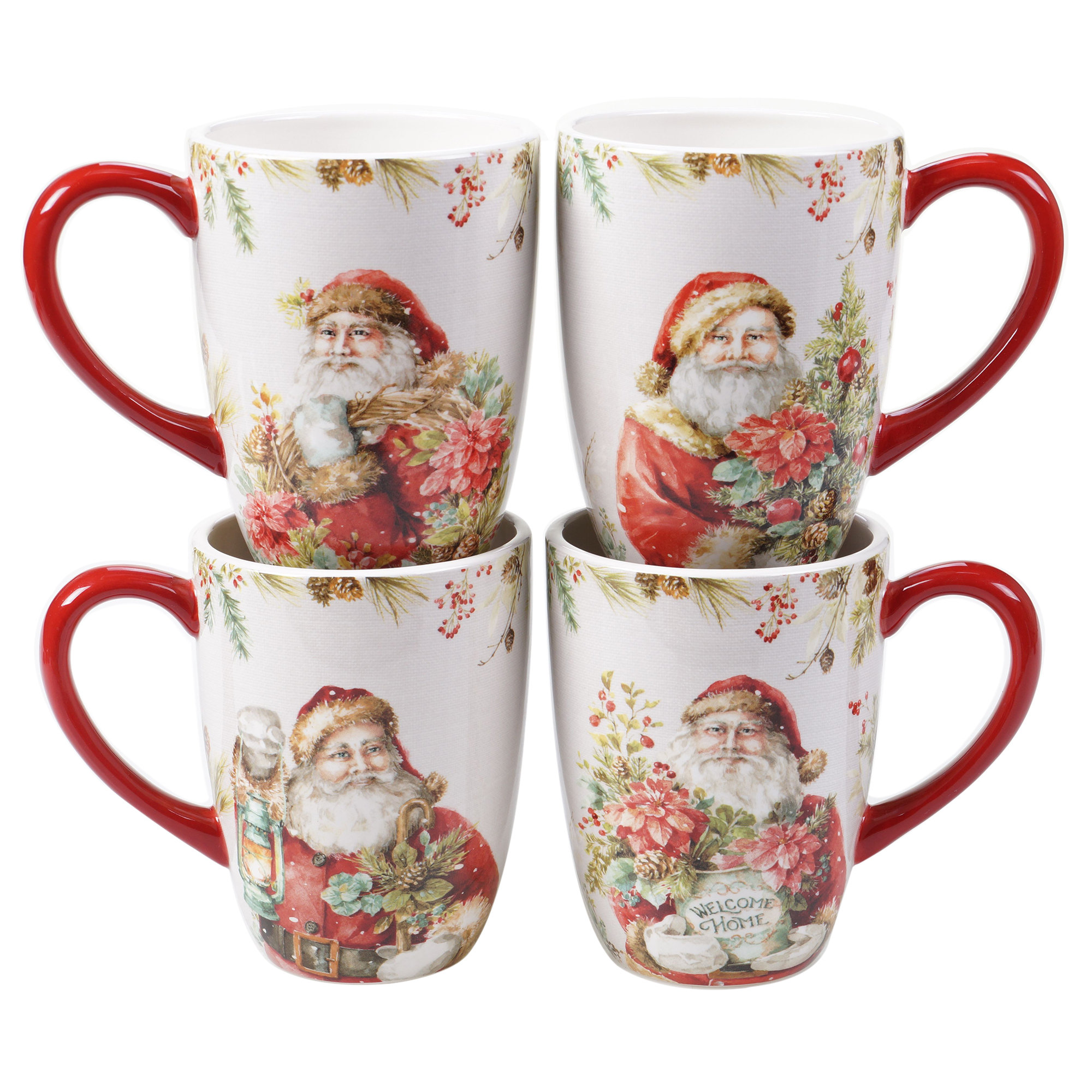 Certified International Christmas Story Set Of 4 Mug & Reviews | Wayfair