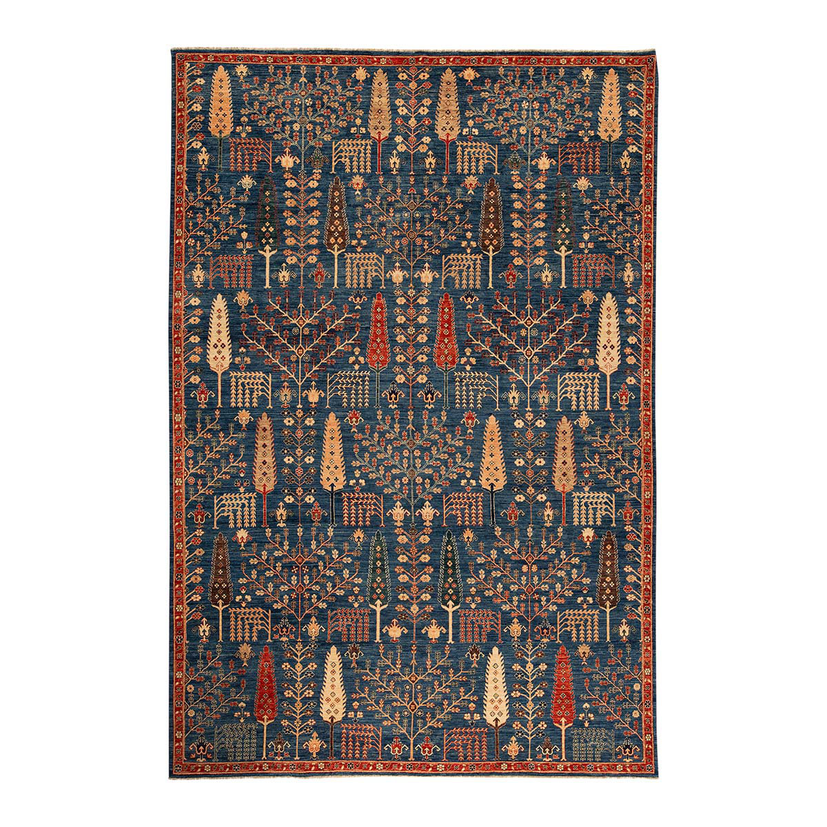 Bokara Rug Co., Inc. High-Quality Hand-Knotted Blue Area Rug | Wayfair