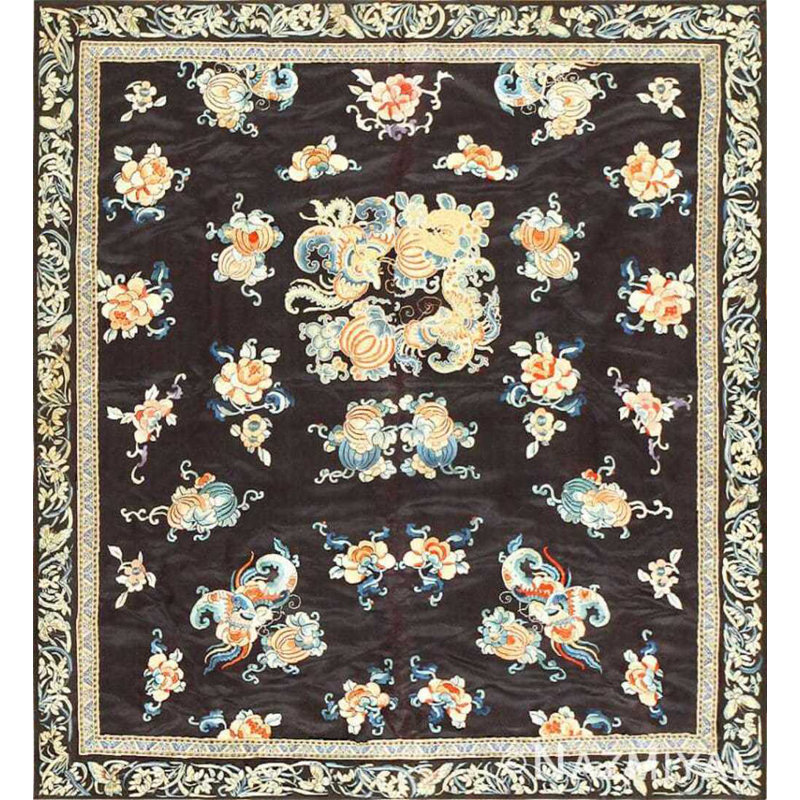 Nazmiyal Collection Beautiful Finely Woven Antique Chinese Textile ...