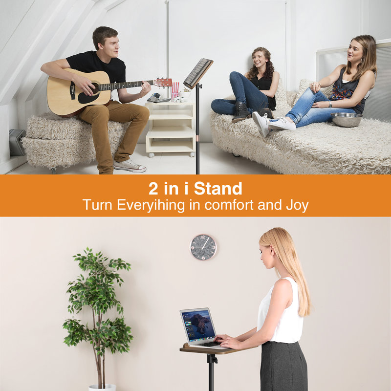 Anmytek Book Stand For Reading Adjustable Height And Angle Handsfree ...