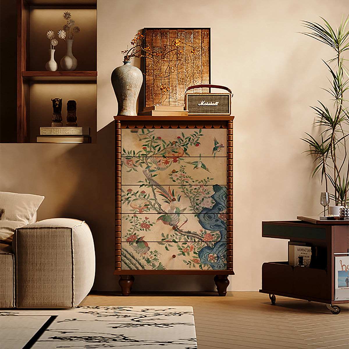 HomeLuxea Modern aesthetic five drawers storage cabinet | Wayfair