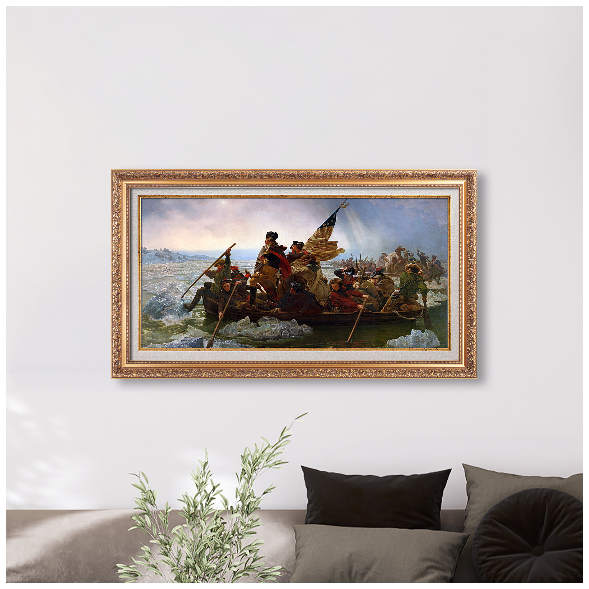Alcott Hill® Washington Crossing The Delaware 1851 The World Classic ...
