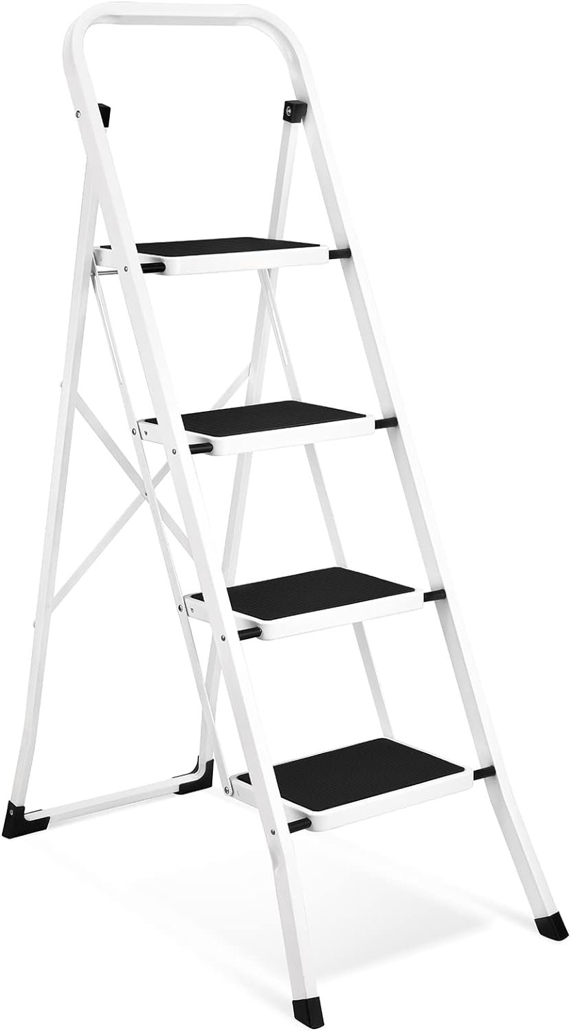 WFX Utility™ Step Ladder 4 Step Folding With Anti-Slip Pedal ...