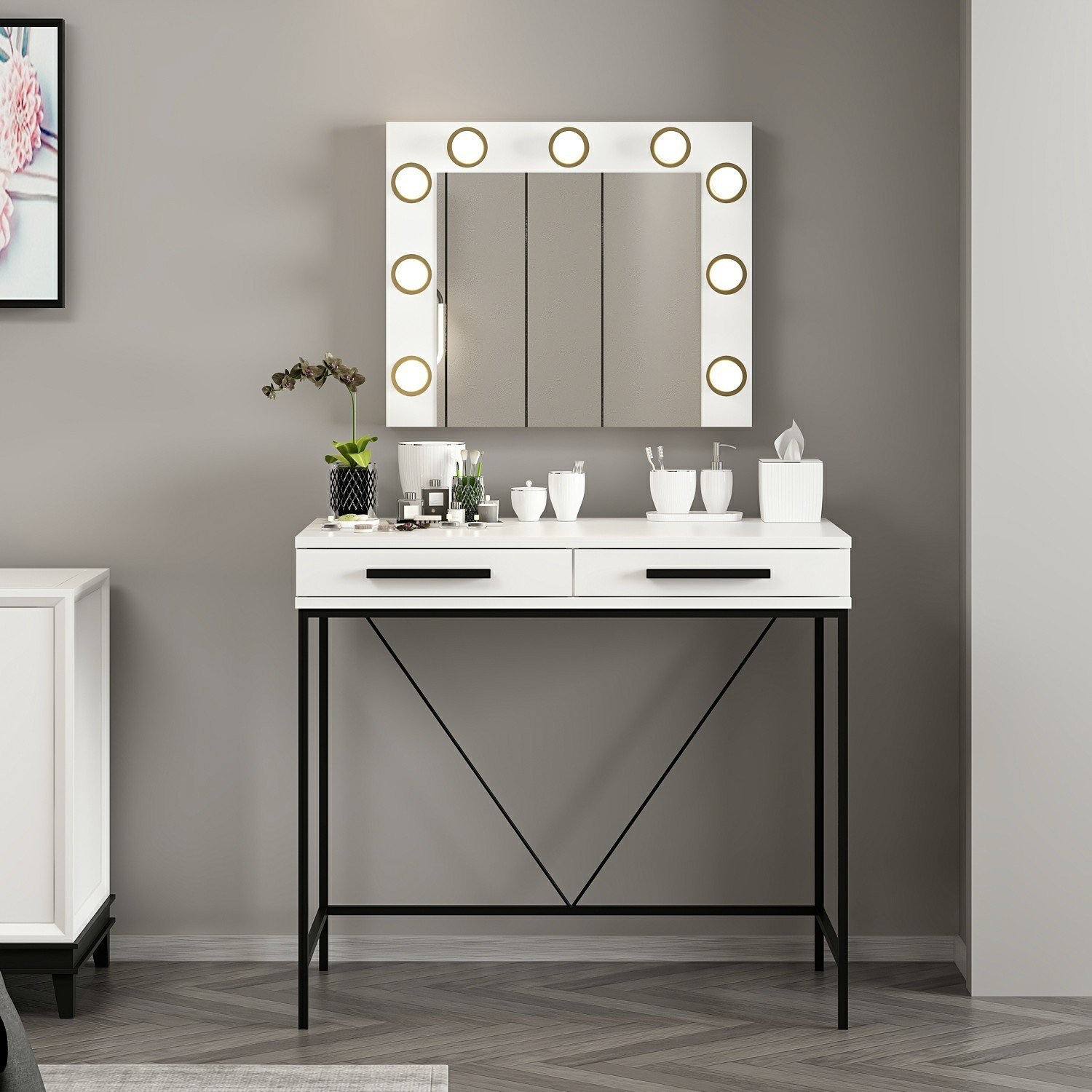 Latitude Run® Make-Up Table | Wayfair