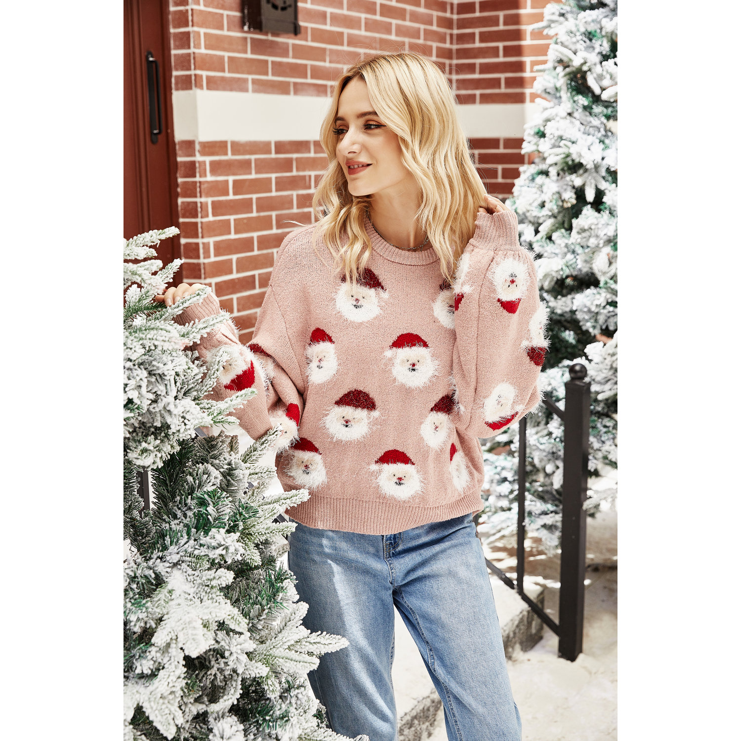 Noel Square Fun Christmas Santa Jumper | Wayfair.co.uk