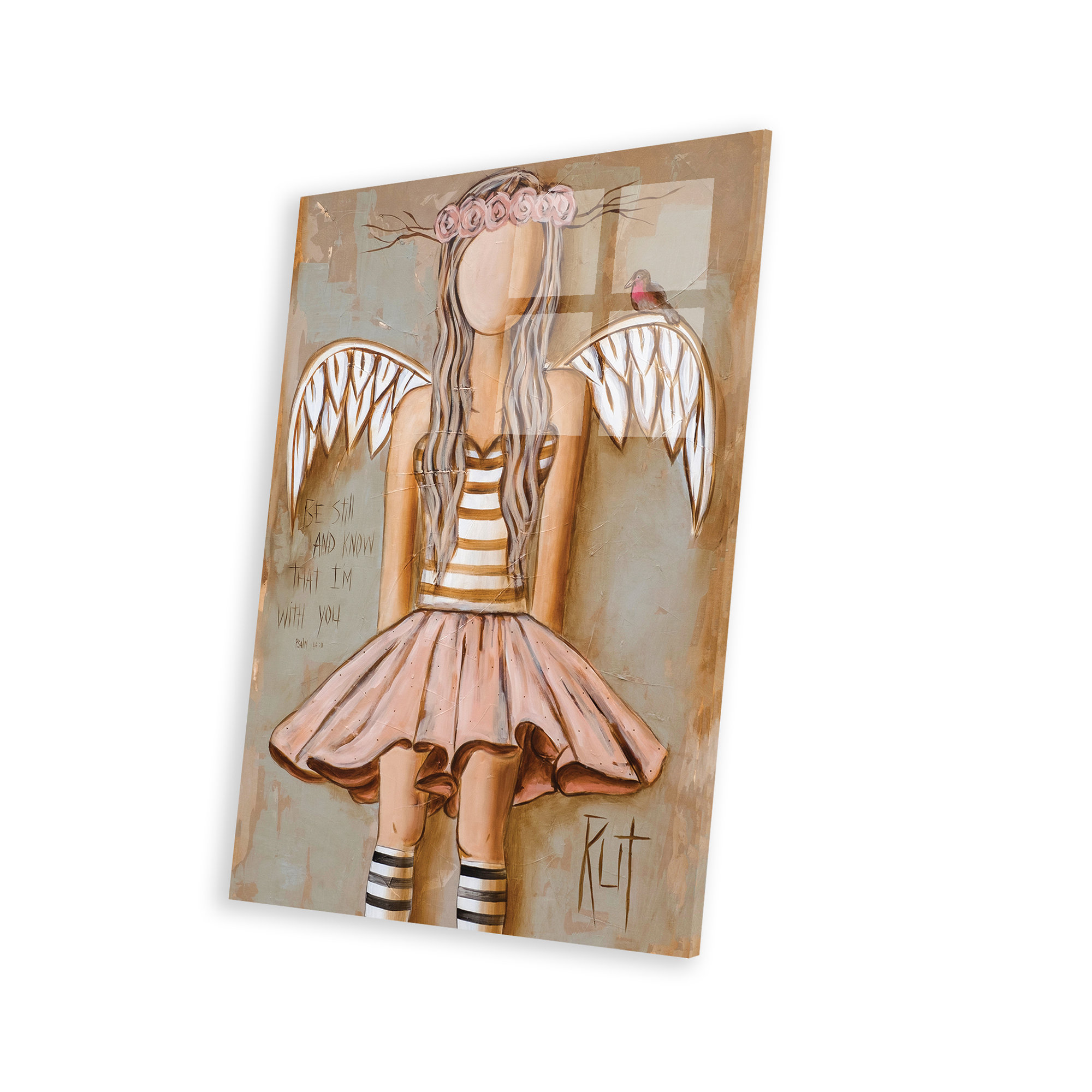 Trinx Be Still And Know On Plastic / Acrylic by Ruth's Angels Painting ...