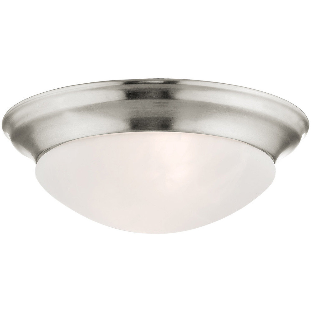Red Barrel Studio® Patternsin Glass Flush Mount | Wayfair