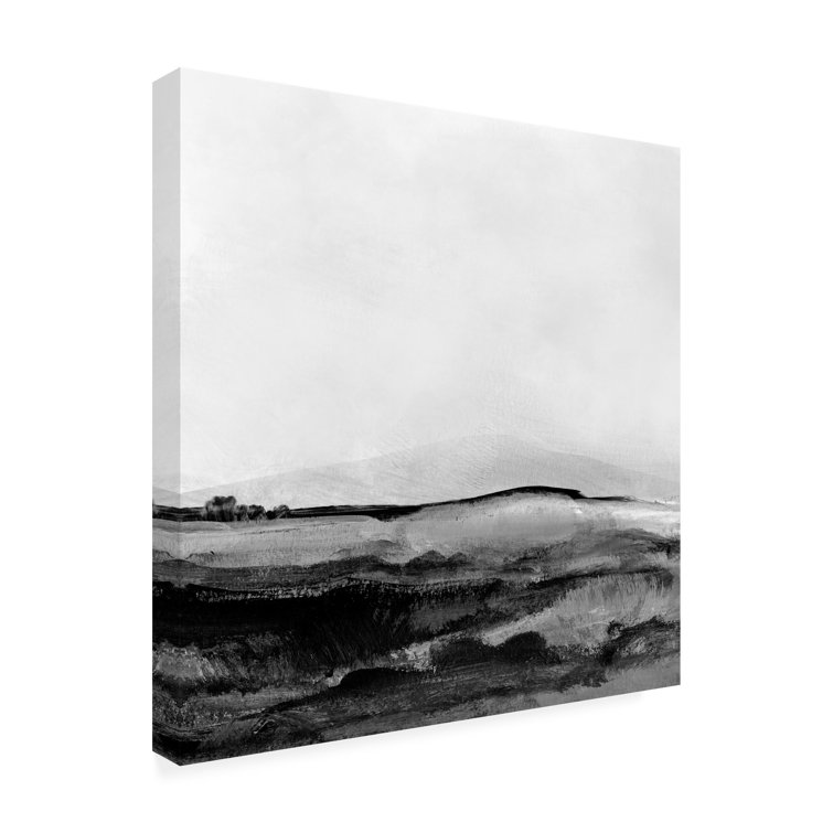 Trademark Art Mono Landscape No1 On Canvas Print | Wayfair