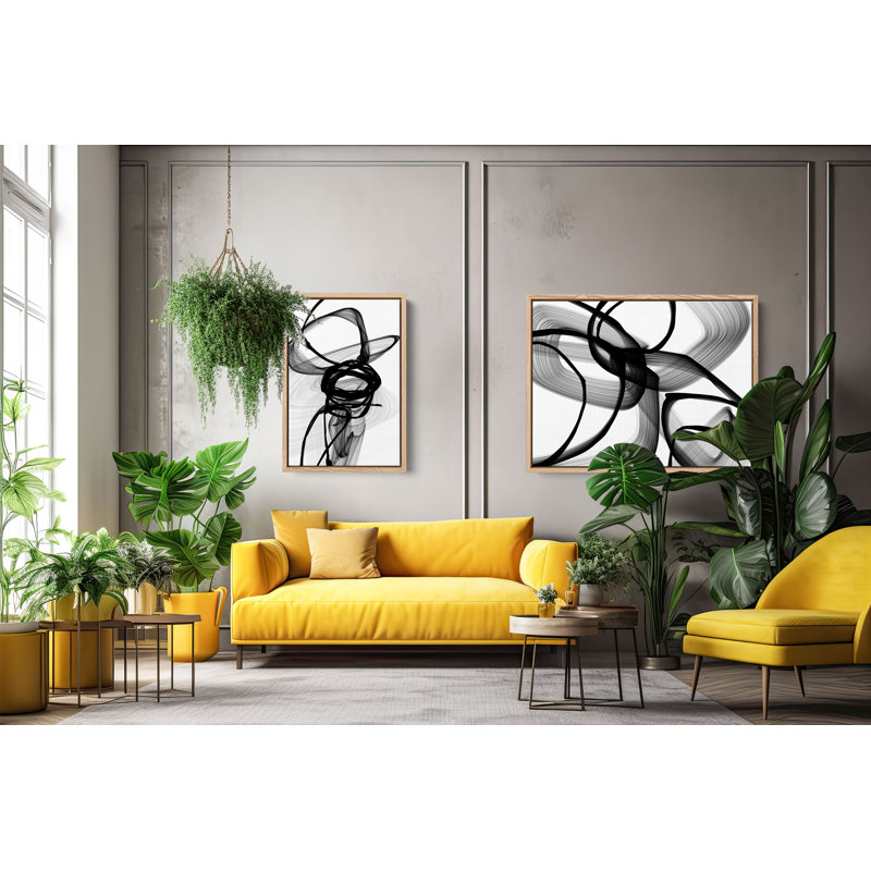 Mercury Row® 'Abstract Poetry in Black and White 100' by Irena Orlov ...