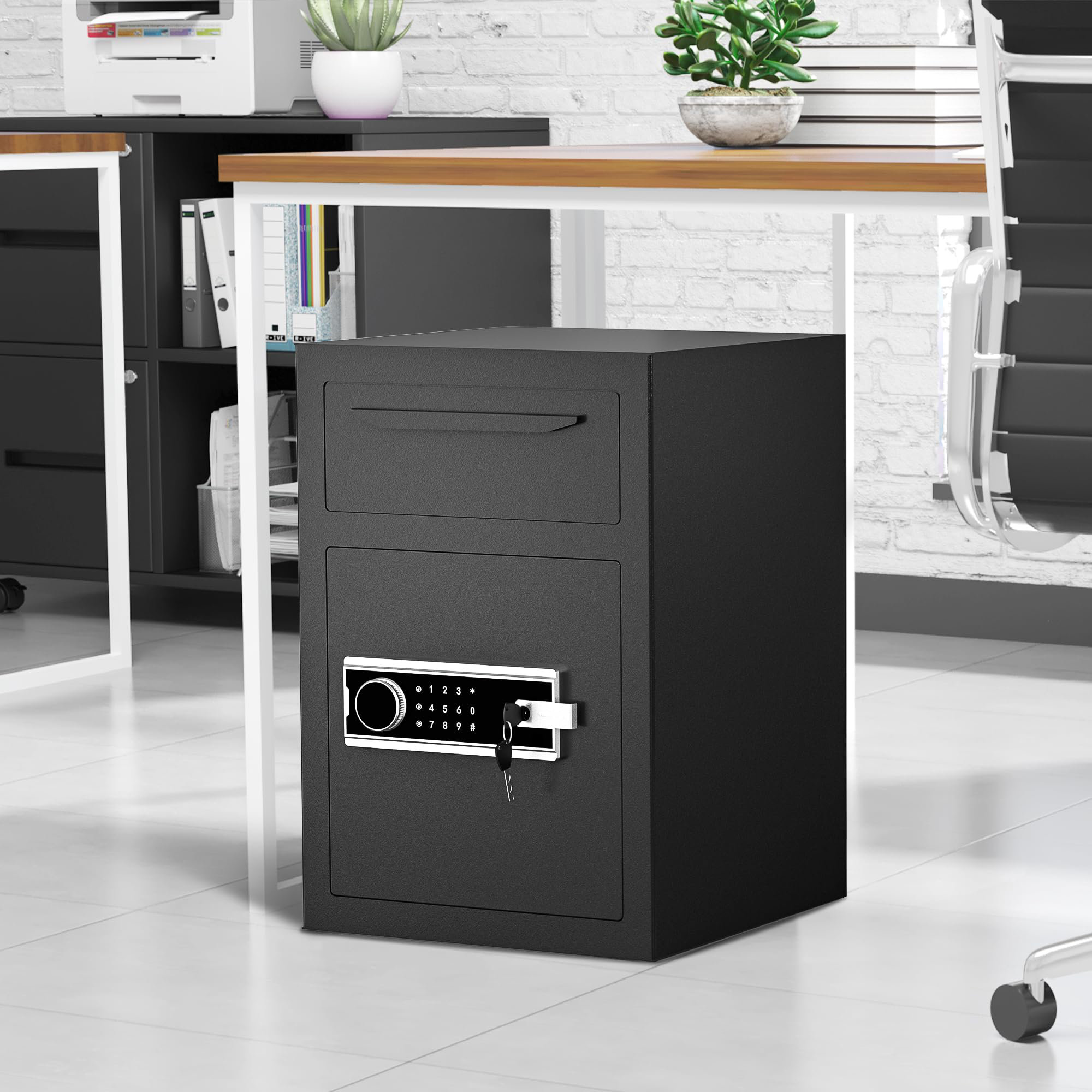 MASTER CRAFT WINDOW AND DOOR Safe With Drop Slot, 2.5 Cubic Feet ...