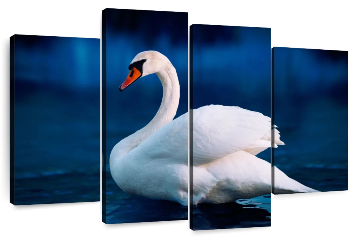 Ebern Designs Brampt Pure White Swan | Wayfair