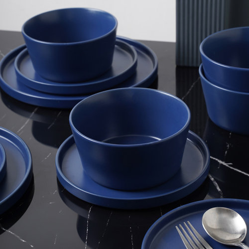 Stone Lain Chelsea 24-Piece Dinnerware Set Stoneware & Reviews | Wayfair