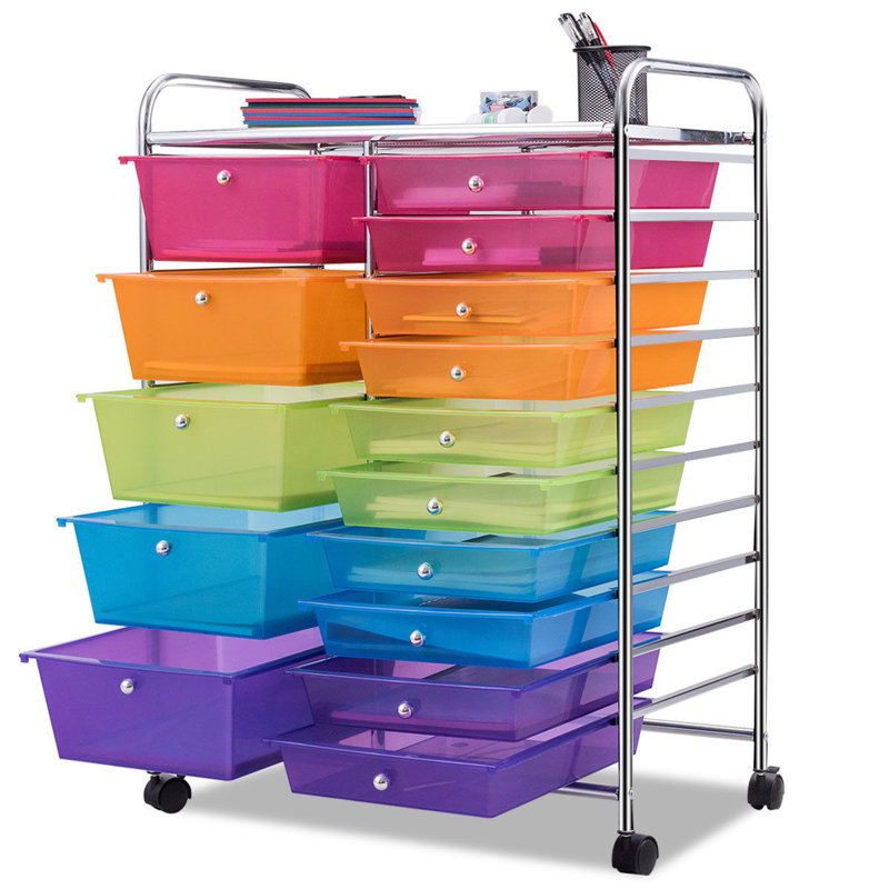 Rebrilliant Ezzell 15 Drawer Storage Drawer & Reviews | Wayfair