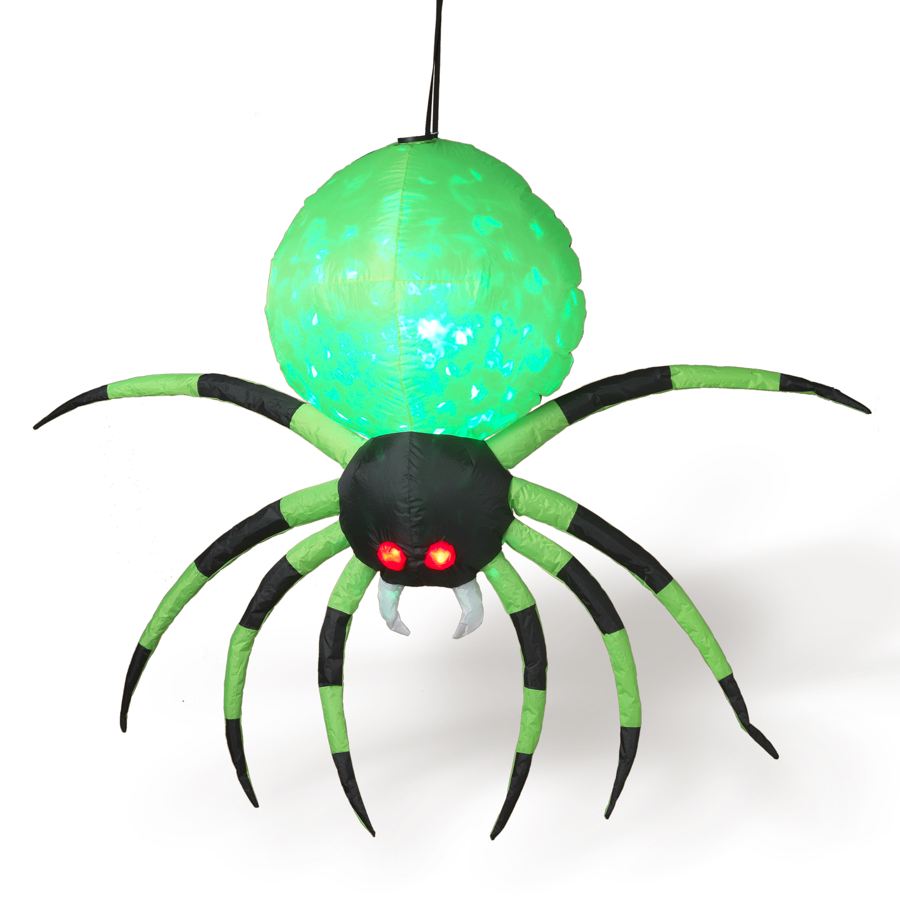 The Holiday Aisle® Eerie 5 Foot Electric Inflatable Halloween Green ...