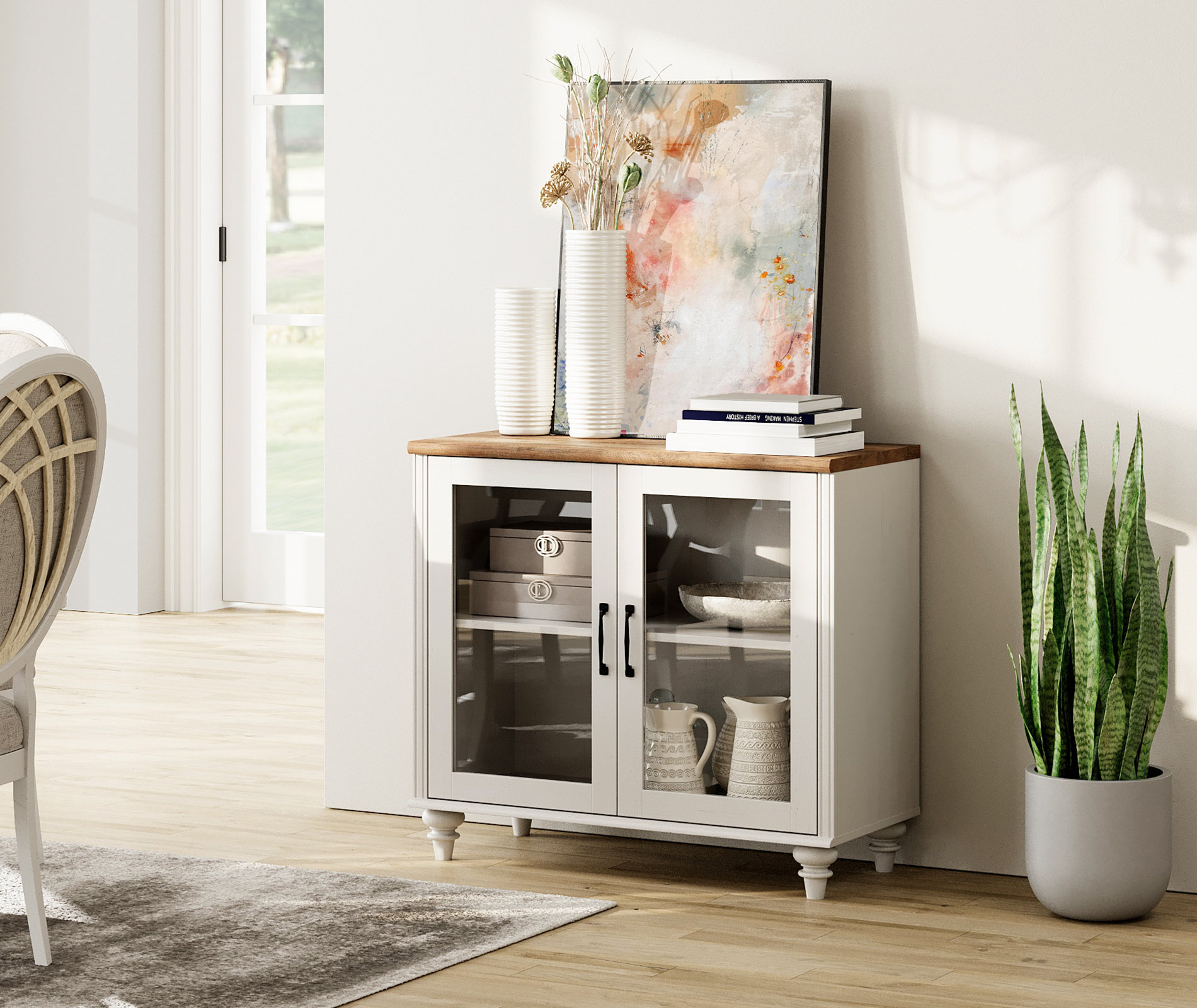 Charlton Home® Striplin 2 - Door Accent Cabinet | Wayfair