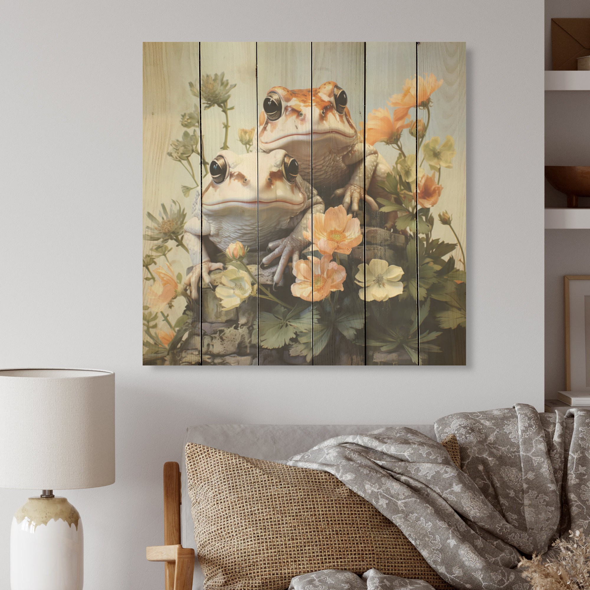 Winston Porter Contemporary Frog Serenity I - Frogs & Toads Wood Wall ...