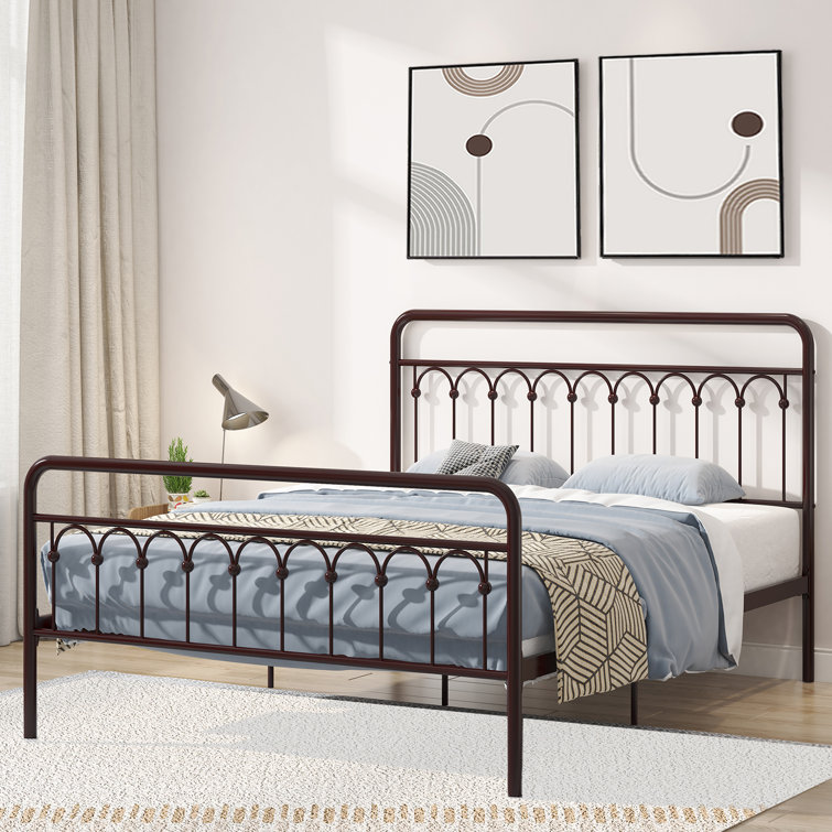 August Grove® Bonsal Metal Bed - Wayfair Canada