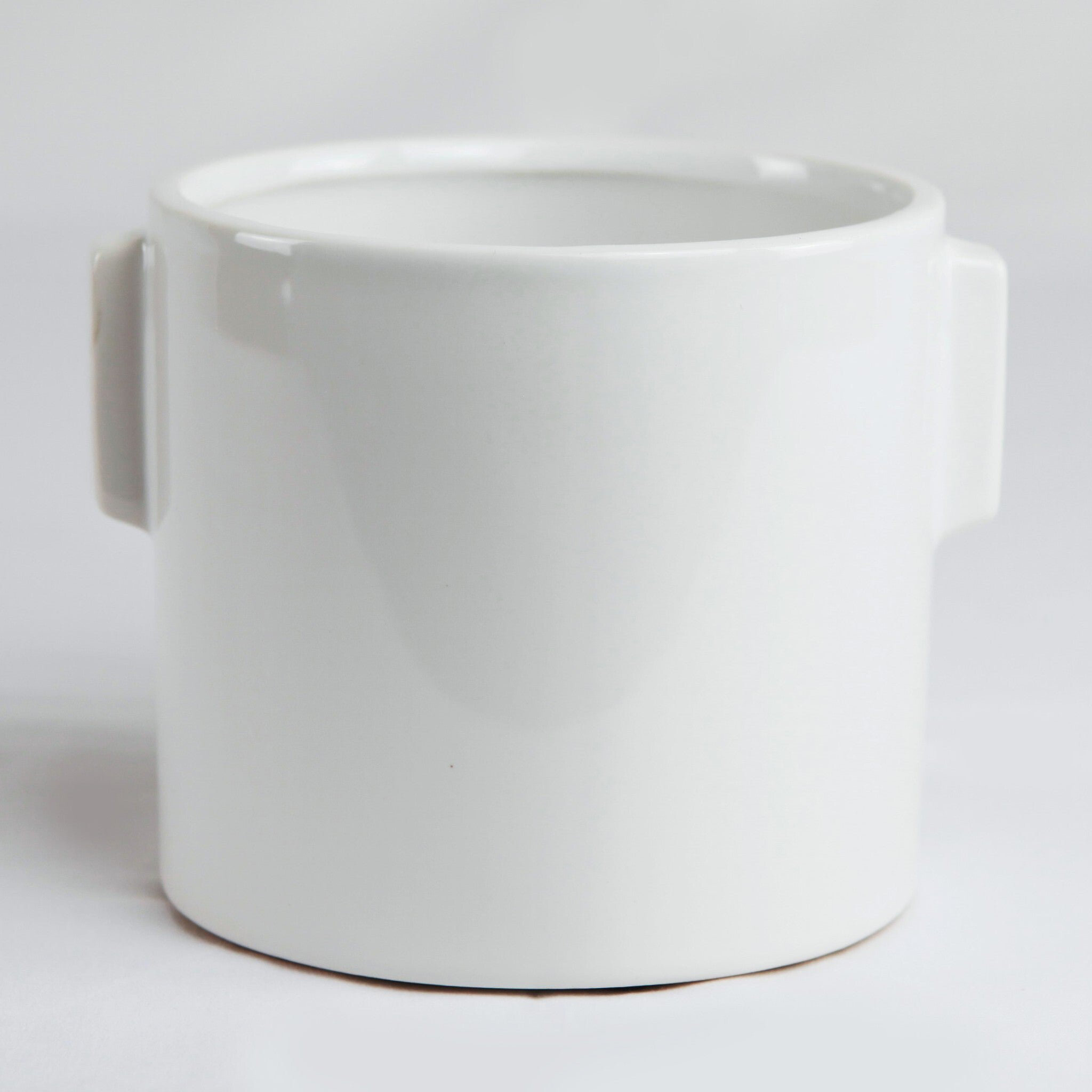 Hokku Designs 6" Pot White With Ear Handles Planter | Wayfair