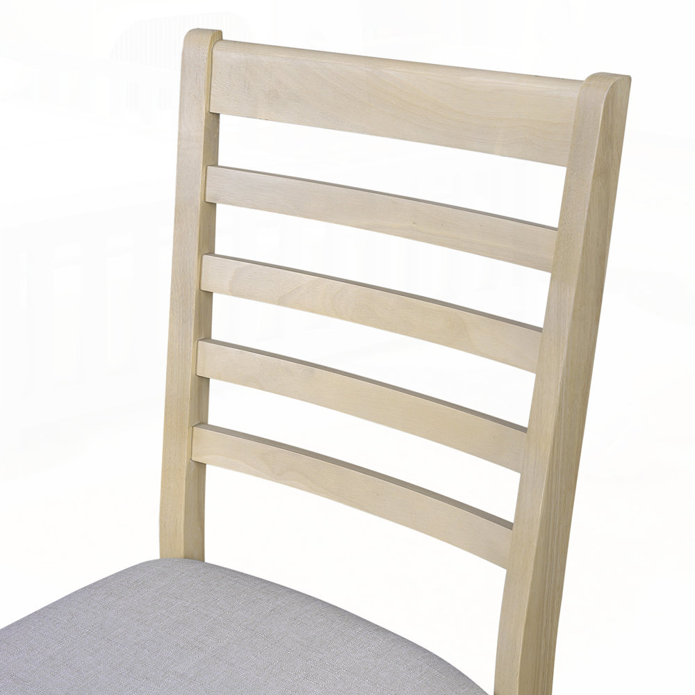 Ophelia & Co. Upholstered Dining Chairs with High Ladder Back for ...