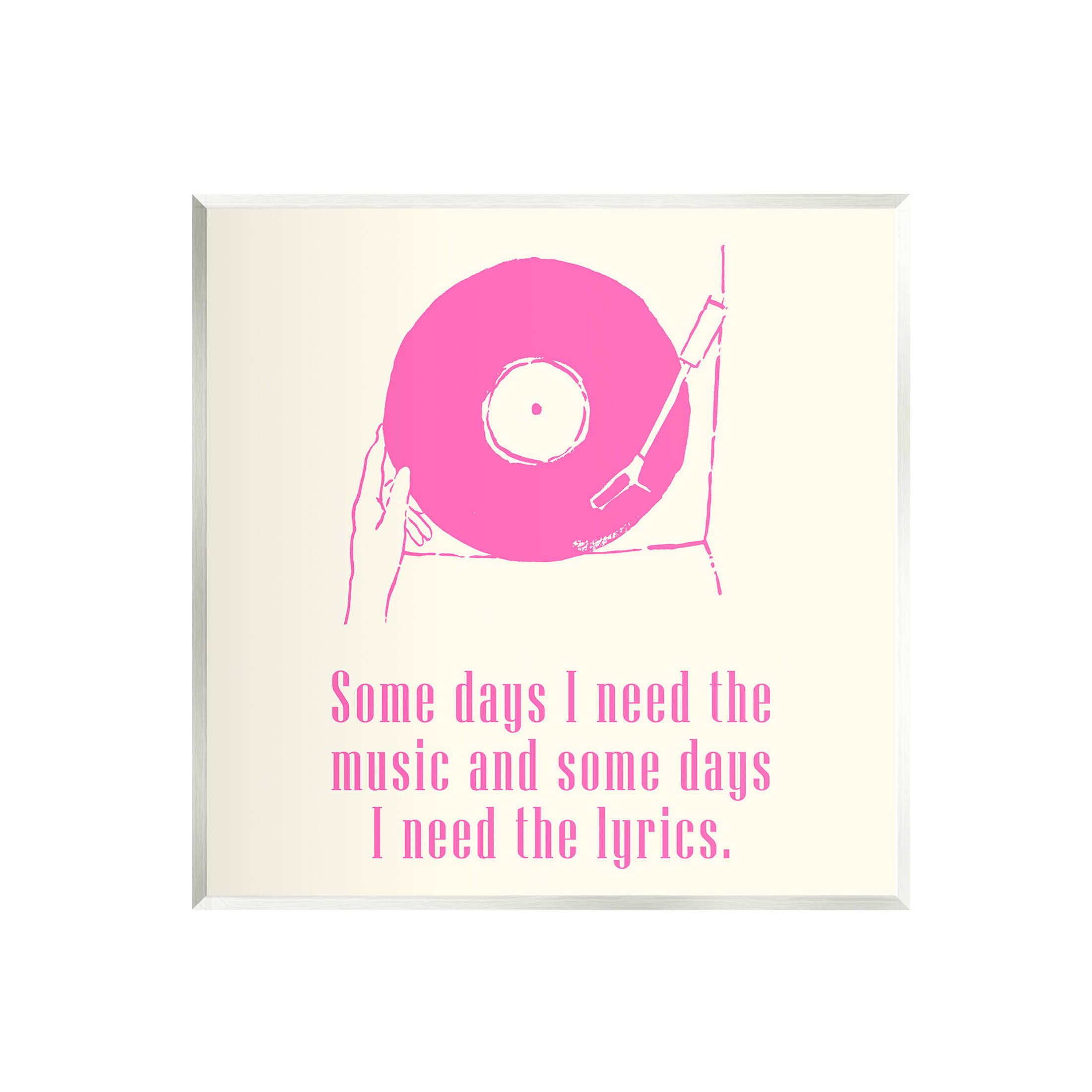 Stupell Industries Somedays Music And Lyrics Phrase Wall Plaque Art By ...