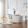 Pensen 63'' x 31.5'' Freestanding Soaking Solid Surface Bathtub | Wayfair