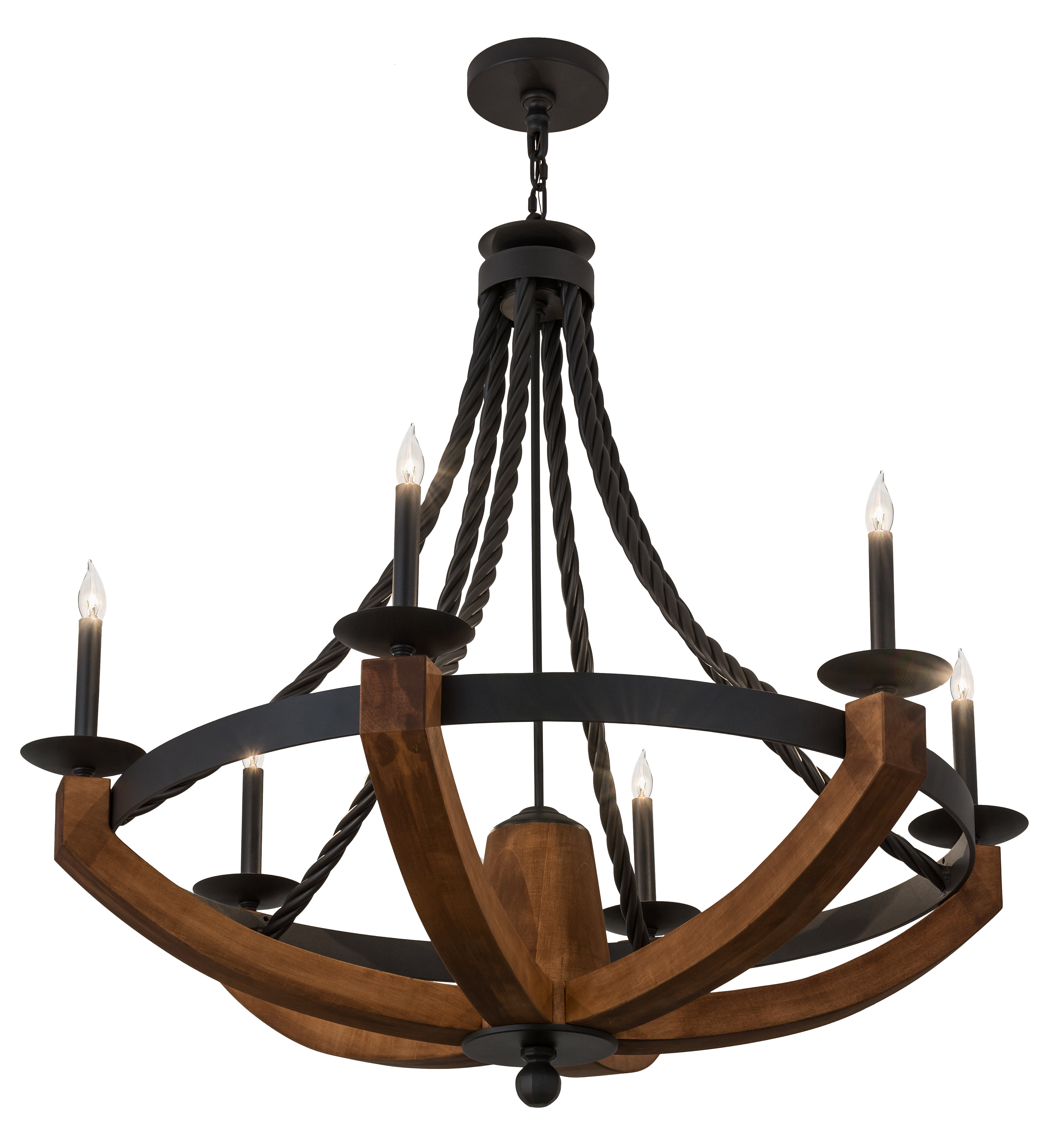 Millwood Pines Randi 6 - Light Unique / Statement Tiered Chandelier | Wayfair