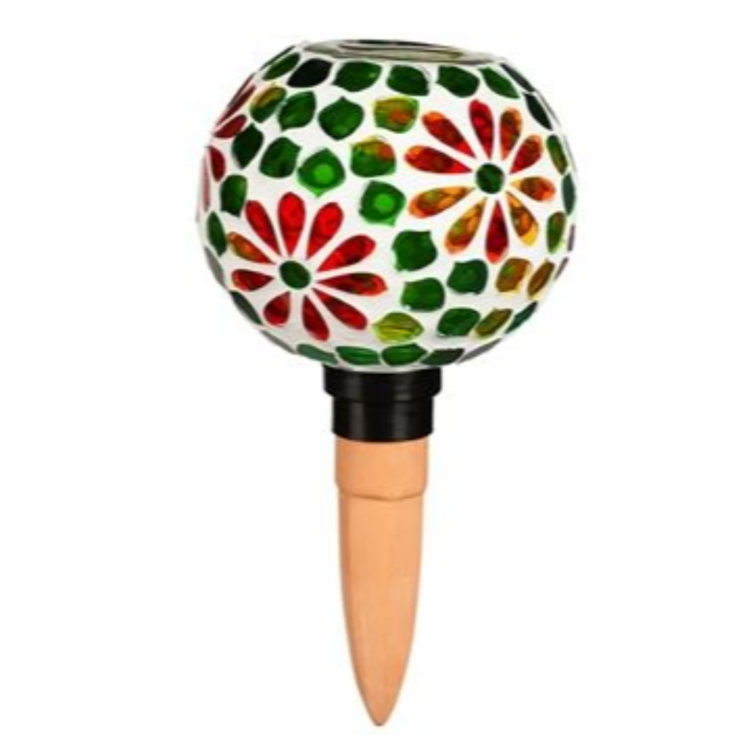 Evergreen Enterprises, Inc Mosaic Watering Globe with Terracotta Spike ...