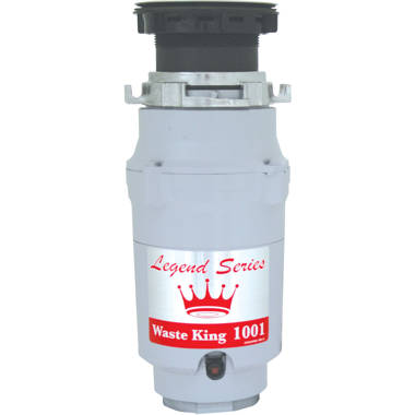 Waste King Legend Garbage Disposers 1/2 HP HP Continuous Garbage ...