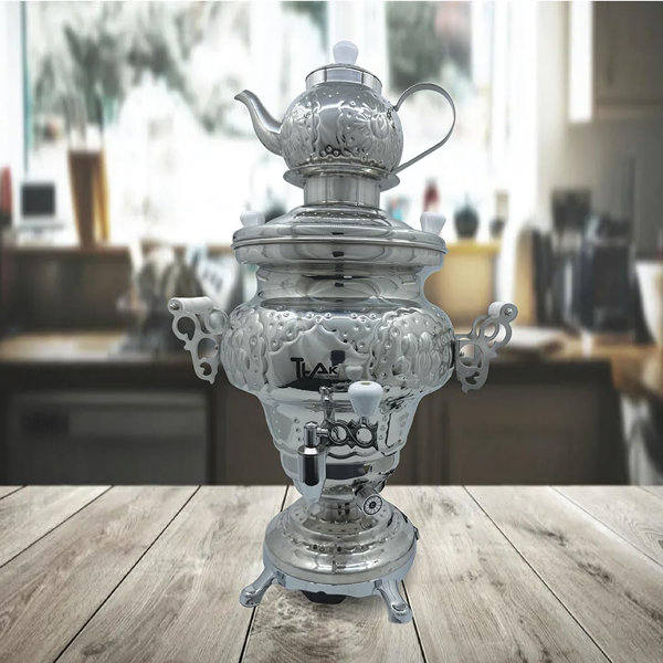 Ttak Houseware Electric Stainless Steel Samovar - Modern Traditional ...