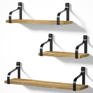 Love-KANKEI 3 Piece Bracket Shelf & Reviews | Wayfair