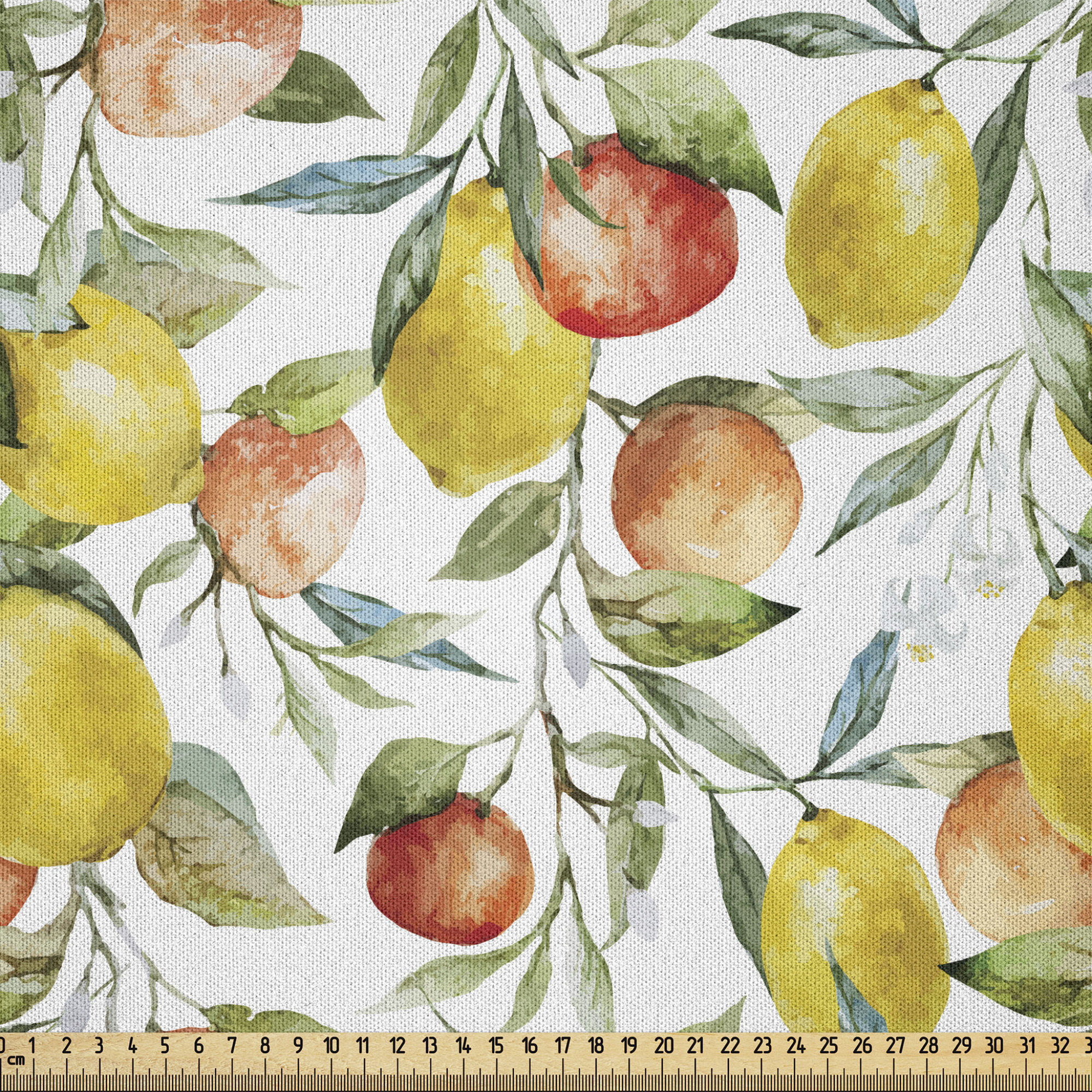 East Urban Home Nature Fabric By The Yard, Lemon And Orange Clementine ...