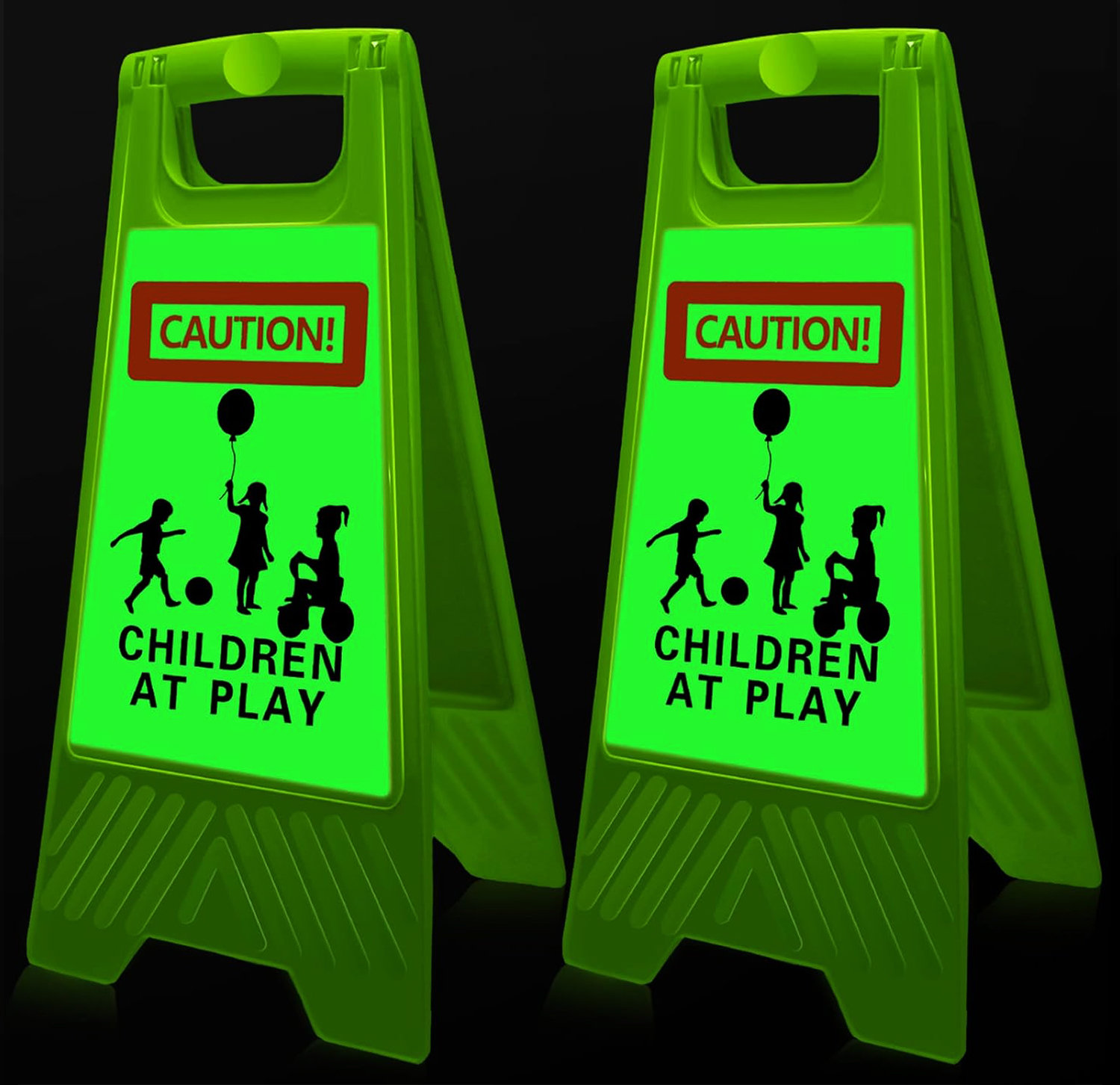 Arlmont & Co. Reflective Double Sided 24 Inch Children at Play Warning ...