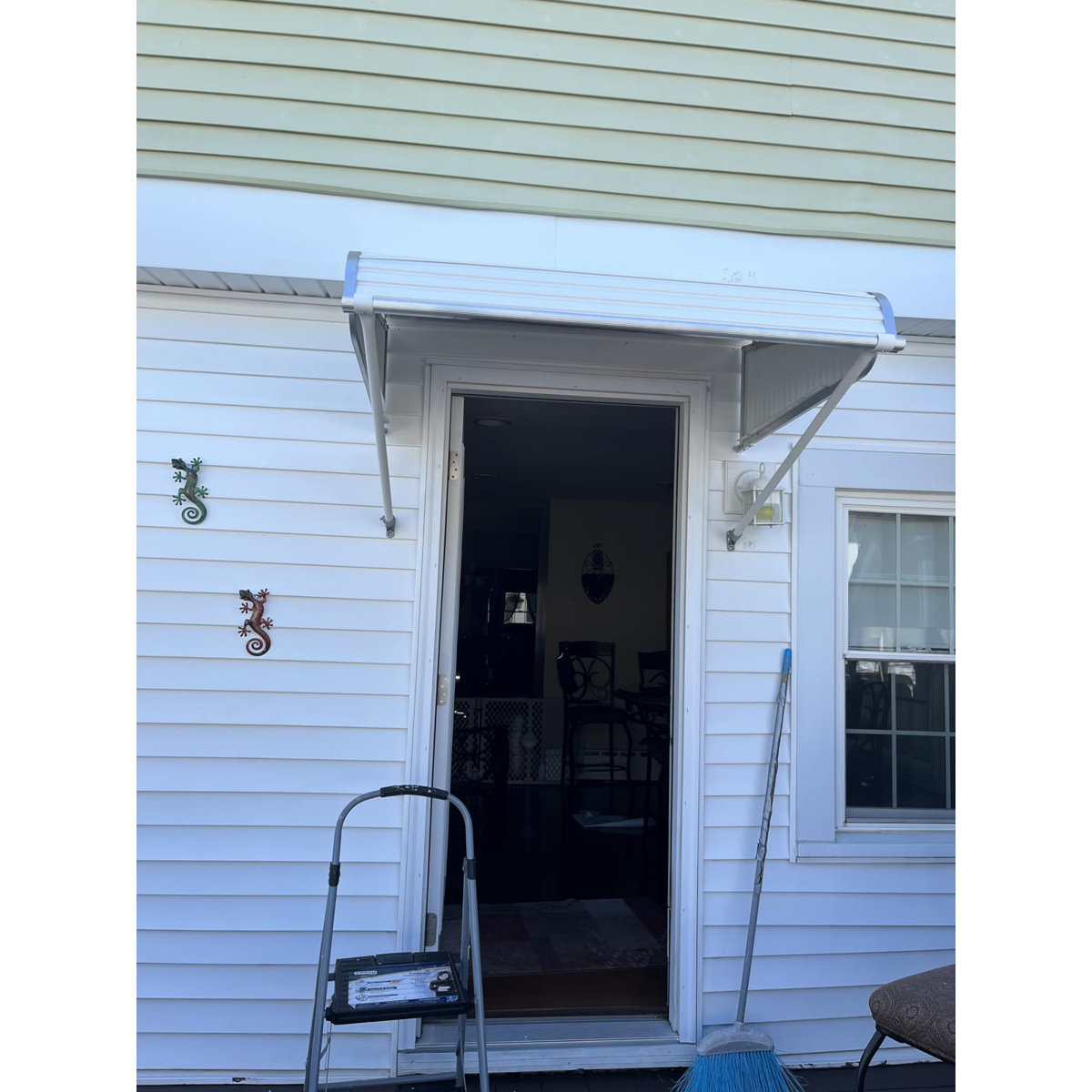 SHANXIQIANNA Awnings 48425 Series 2500 Aluminum Door Canopy with ...