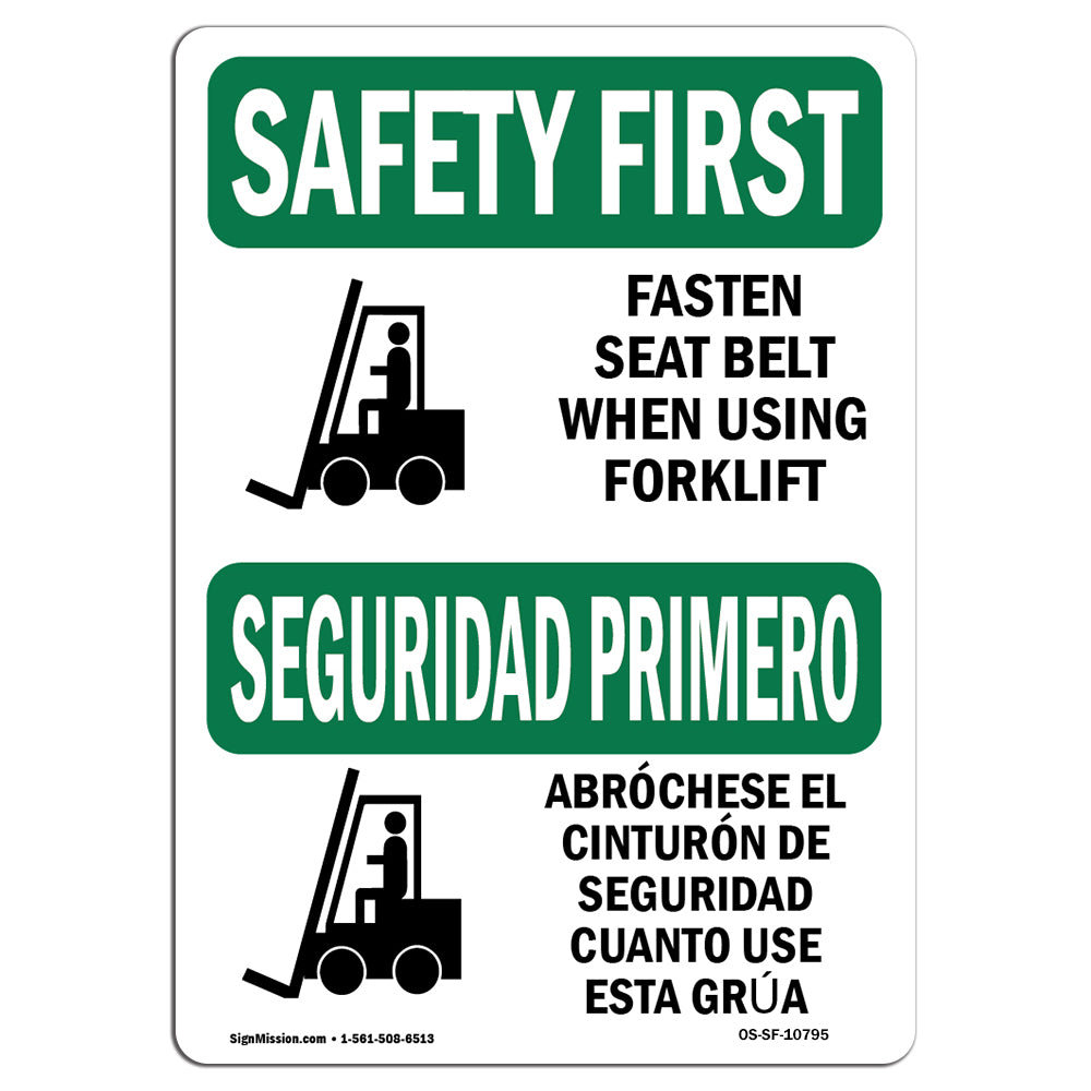 SignMission Osha Safety First Sign | Wayfair