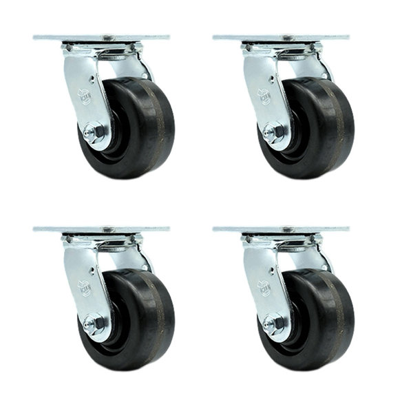 Service Caster Phenolic Wheel Swivel Caster with Ball Bearings | Wayfair