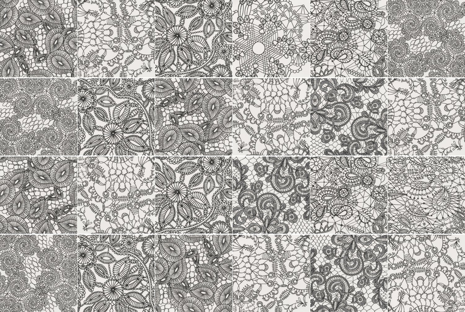 Audrey Lane BD Shelby Lace 12X12 Wall Tile | Wayfair