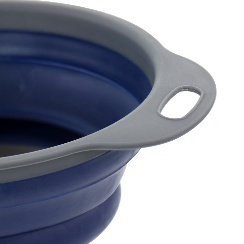 Oster Blue Collapsible Plastic Colander | Wayfair