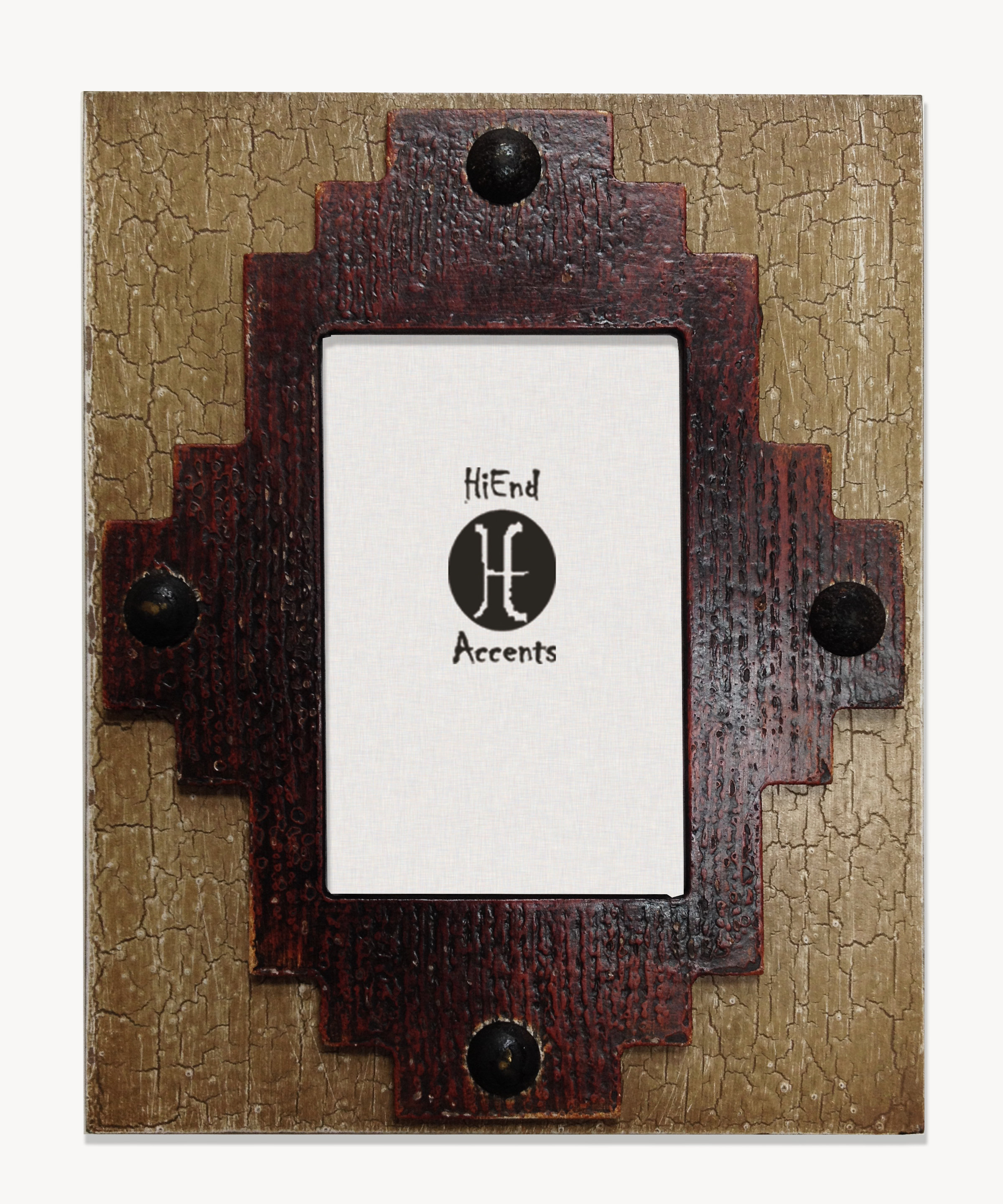 Paseo Road by HiEnd Accents Santa Fe 4" x 6" Center Picture Frame | Wayfair